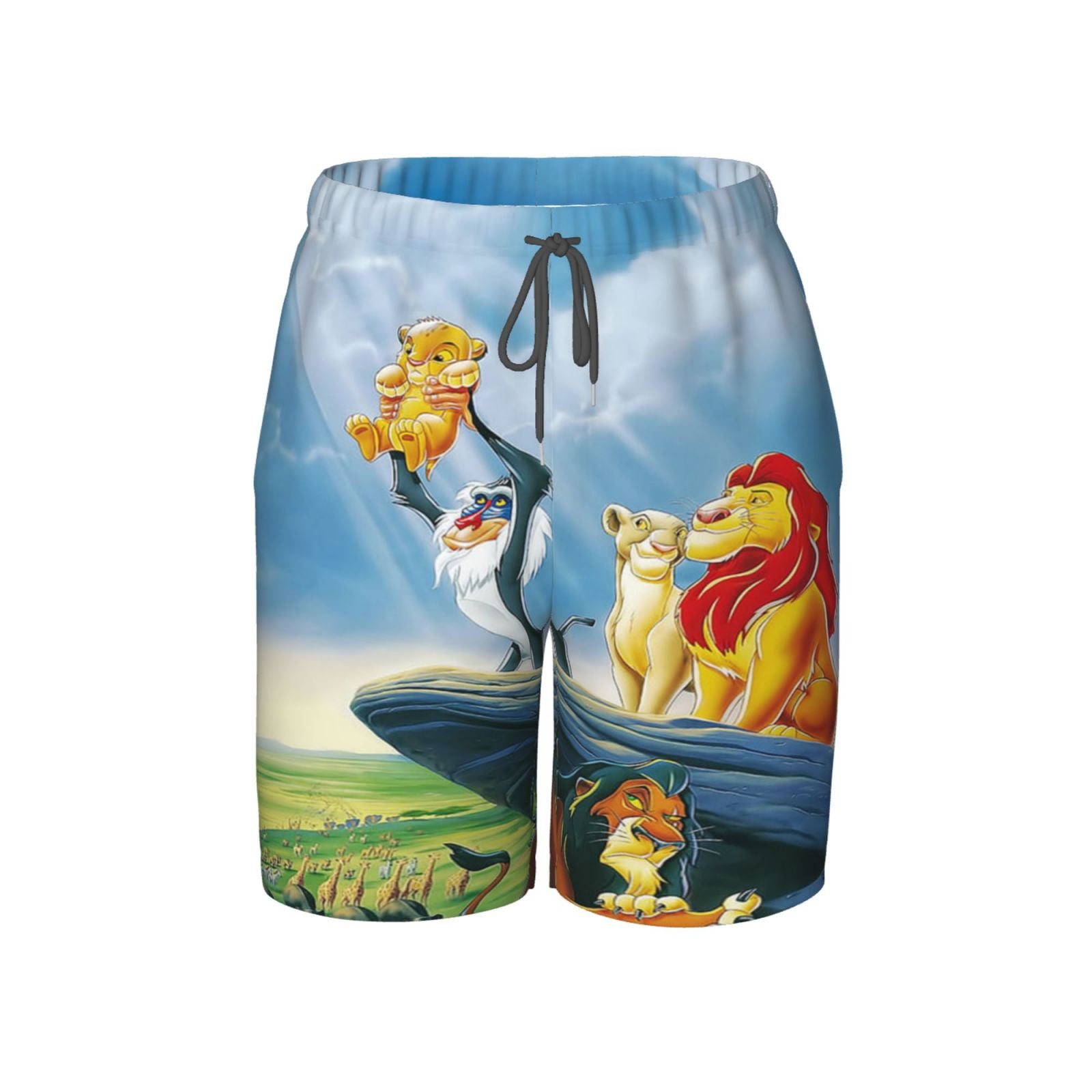 Lion King Swim Trunks For Boys Beach Short With Drawstring Swimsuit ...