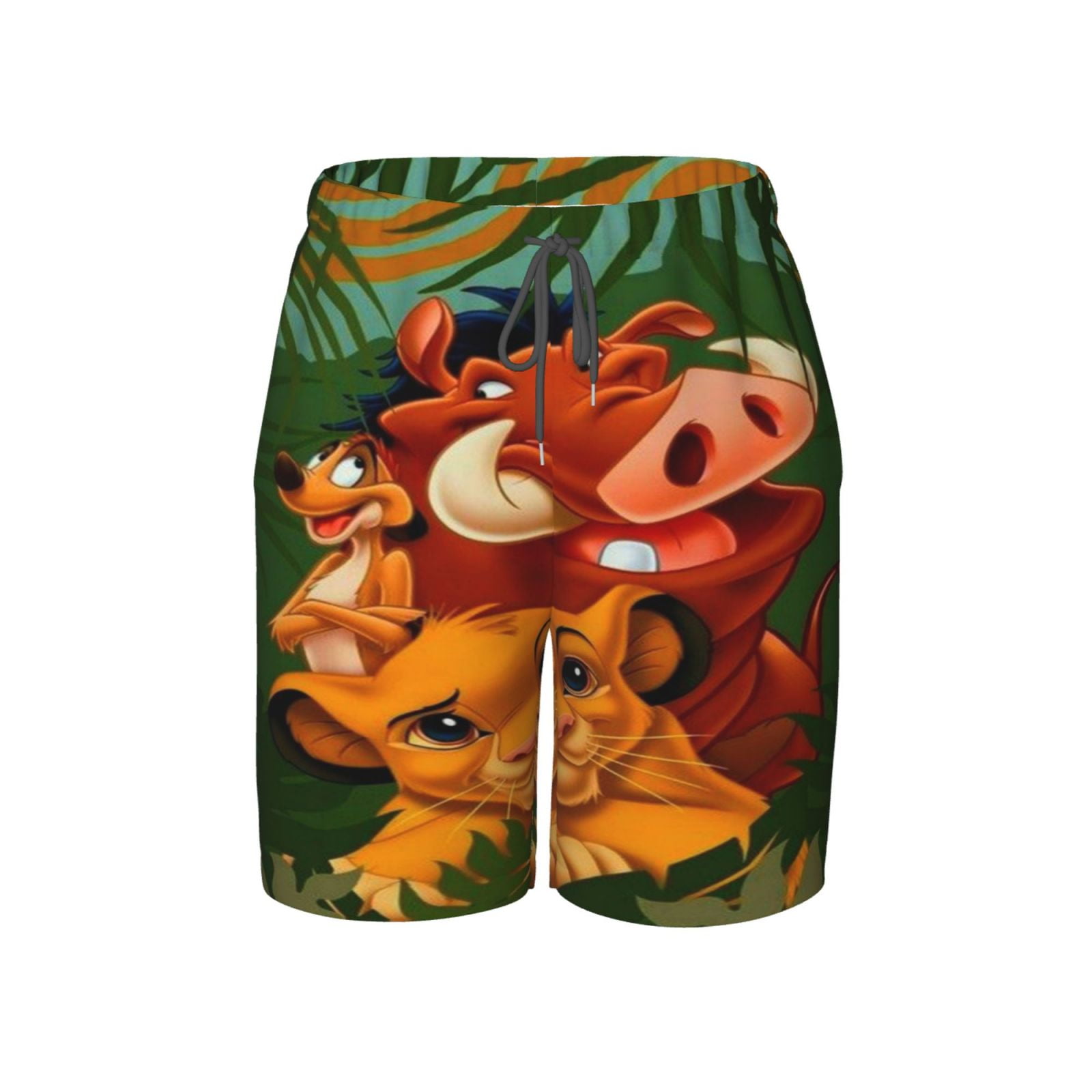 Lion Kin Swim Trunks For Boys Beach Short With Drawstring Swimsuit ...