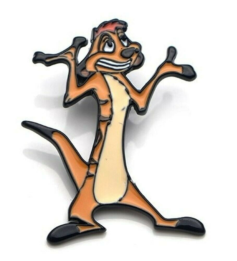 Lion King Timon Character 1" Tall Enamel Metal Pin - Walmart.com