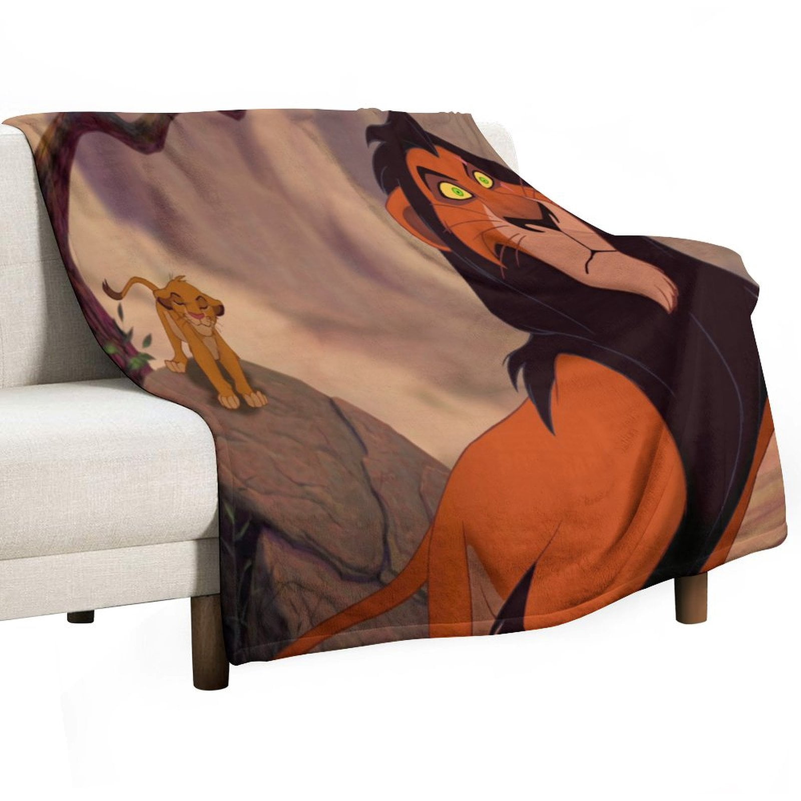 Lion King Urban Jungle Luxury Plush Boys kids Throw Blanket,60"x80 ...