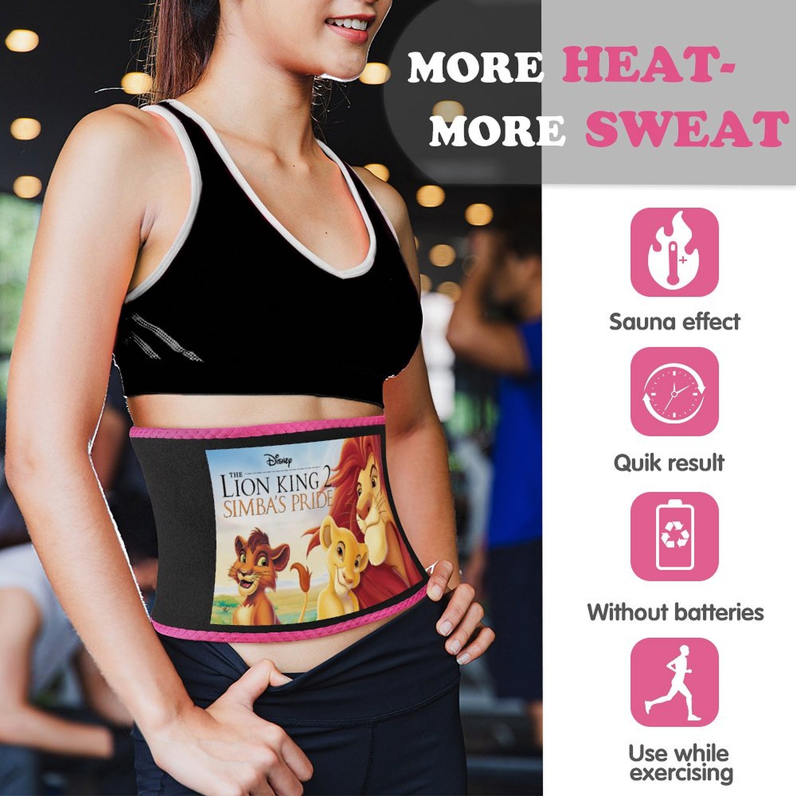 The Lion King Weight Lifting Belt, Powerlifting Belt for Men Women ...