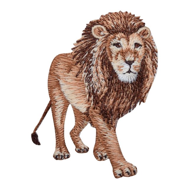 Lion - King of the Jungle- African - Embroidered Patch /Iron on ...