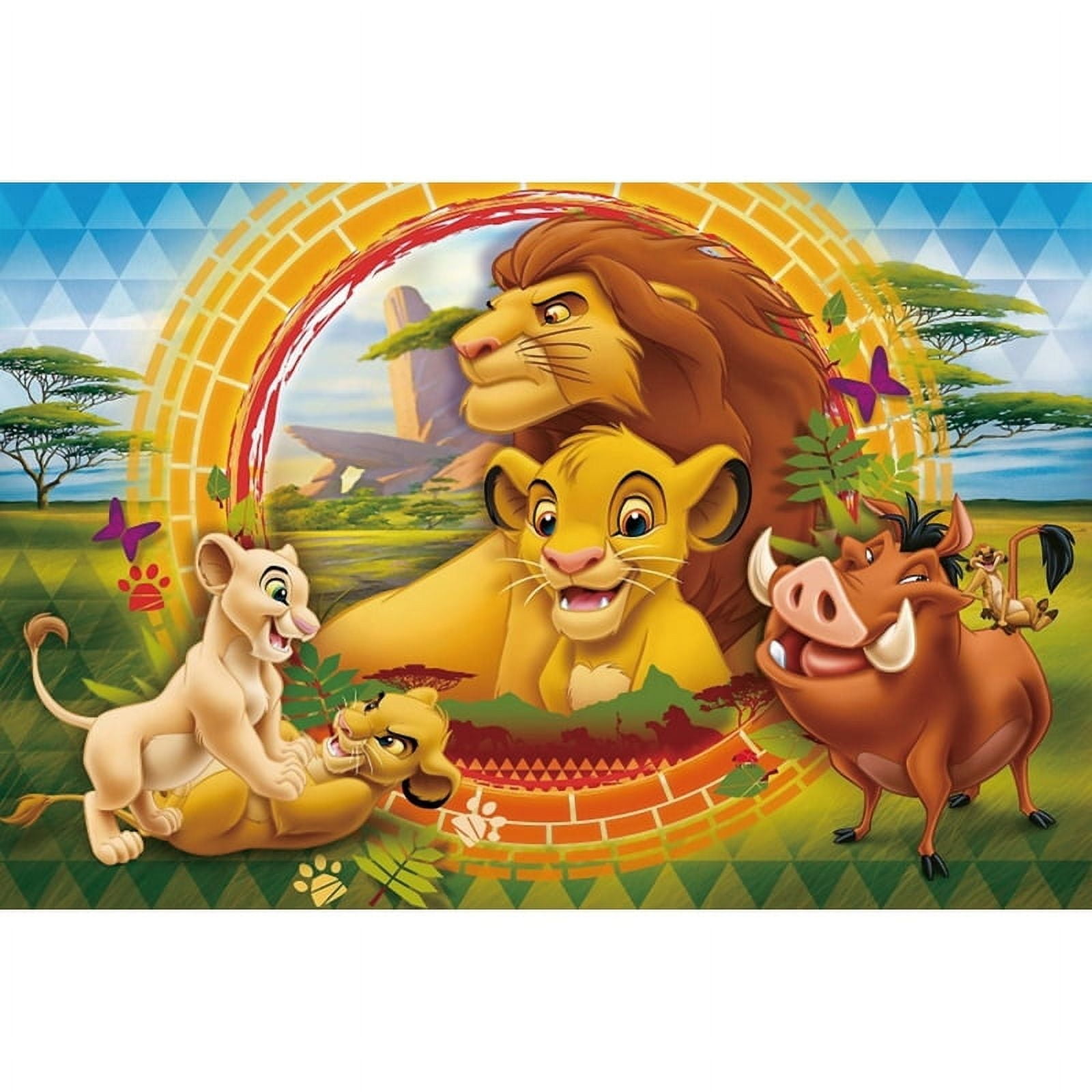 Lion King party Backdrop Forest Kids Birthday Party Photo Background ...