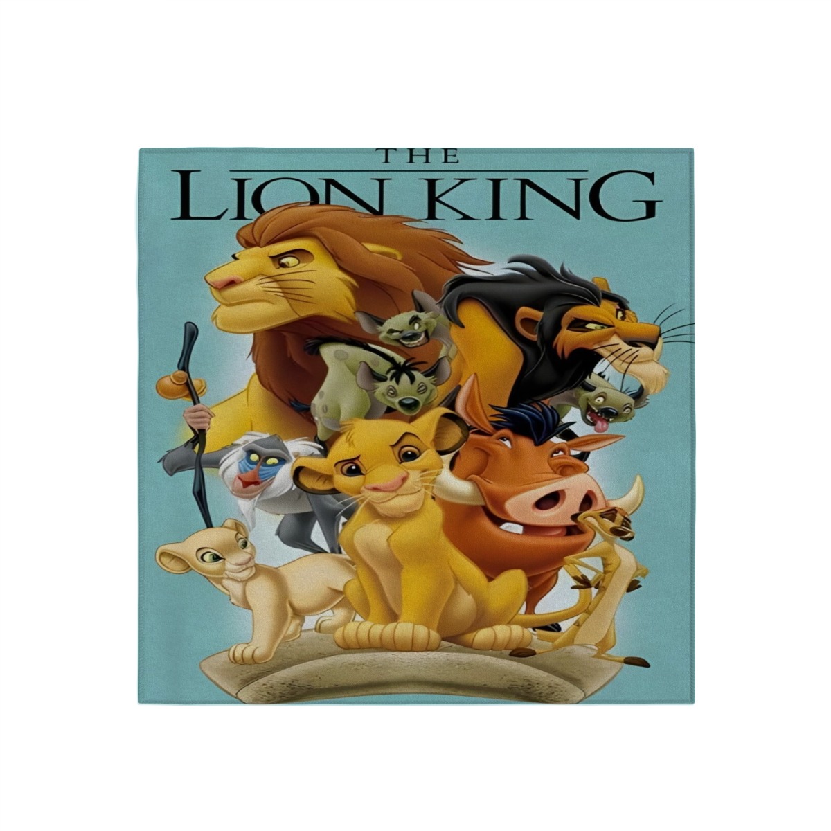The Lion King scarf is soft, stylish, and perfect for fans. It features ...