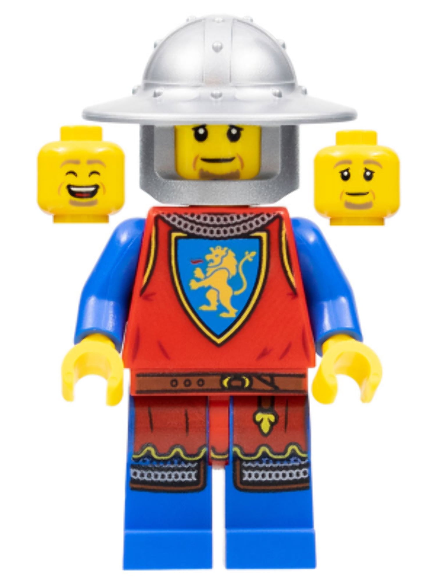 Lion Knight (Male, Flat Silver Broad Brim Helmet) - Official LEGO ...