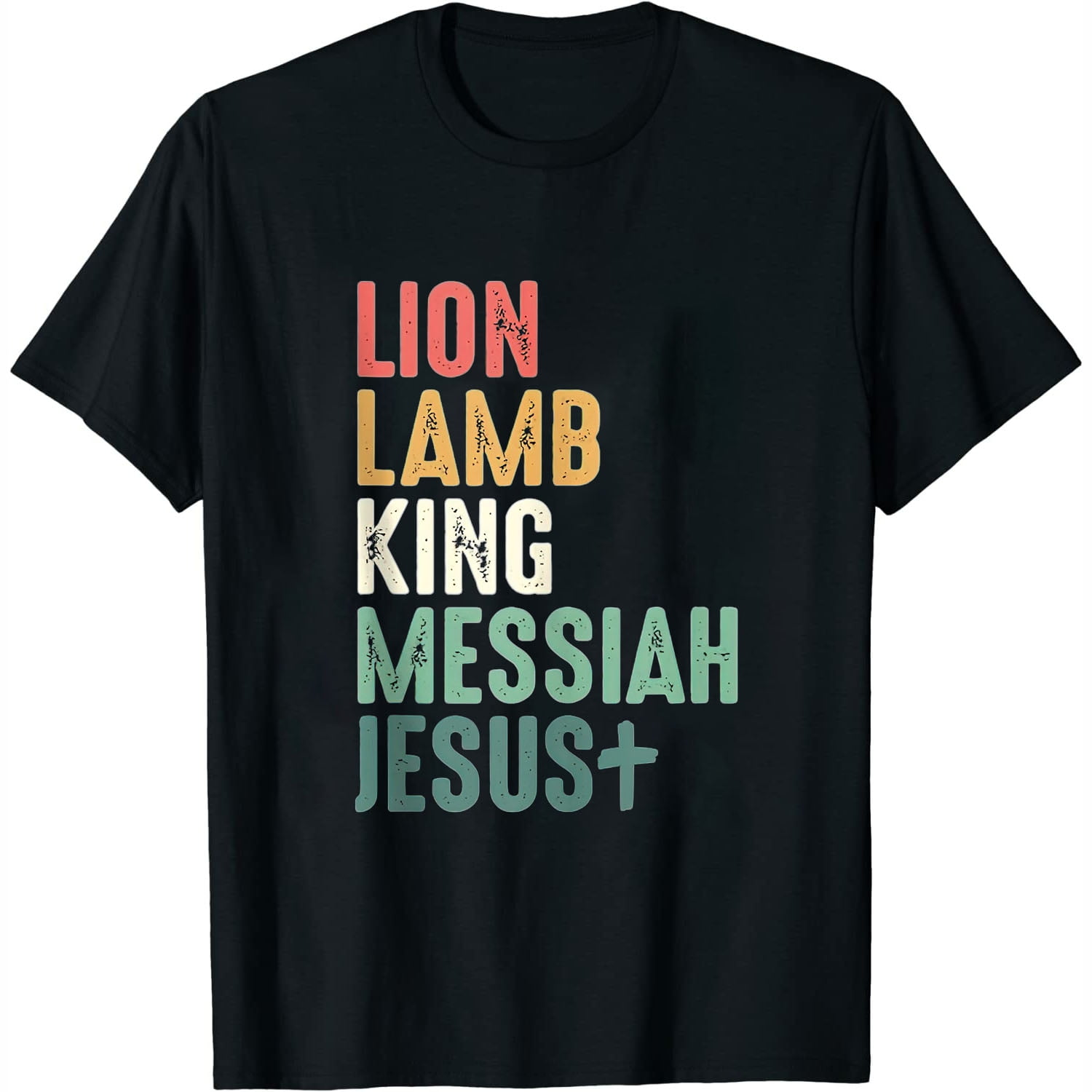 Lion Lamb King Messiah Jesus Christian Quote Religious Gift T Shirt ...