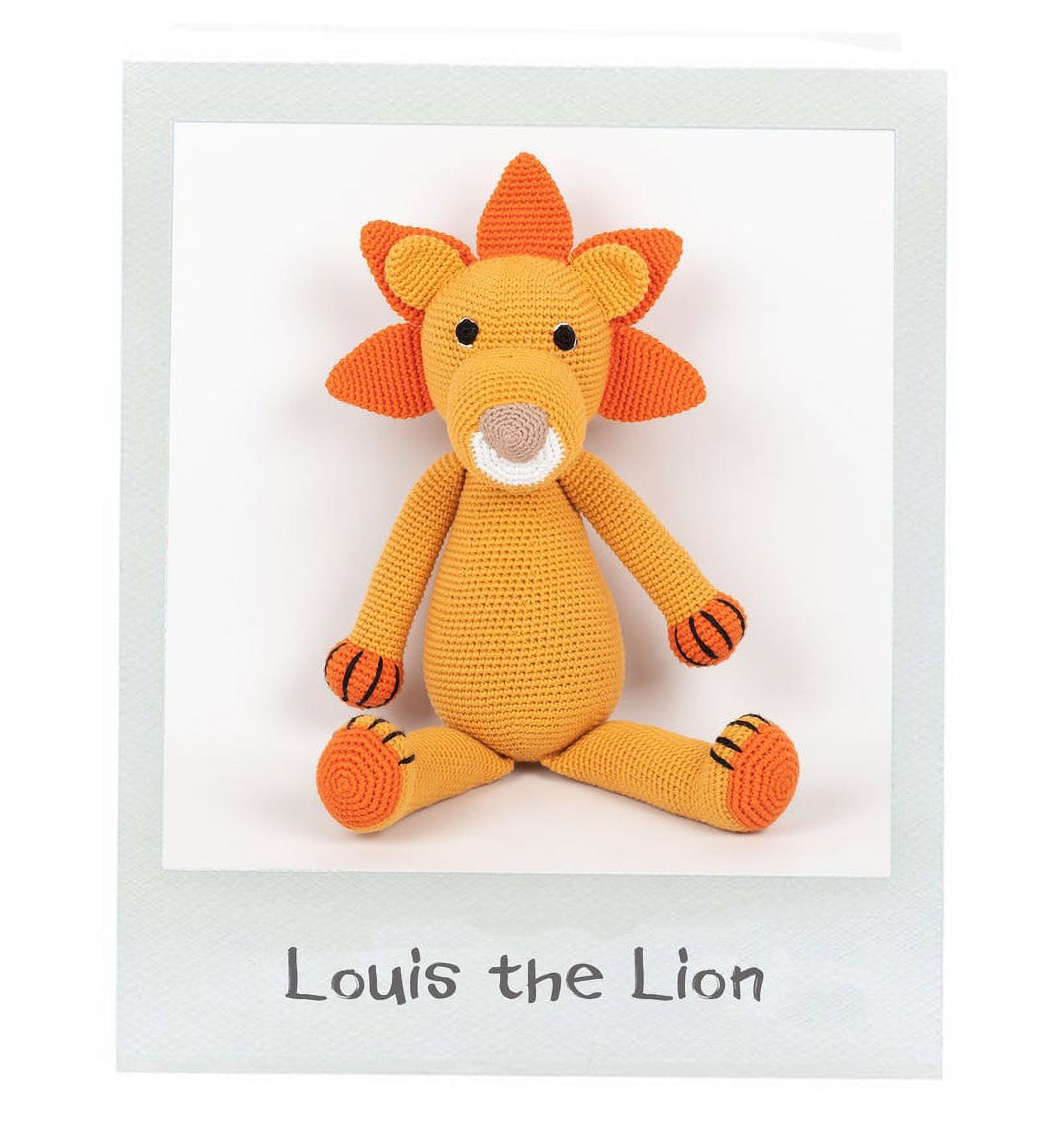 Lion Leo Stuffed Animal Doll Cuddoll Plush Toy First Birthday Baby Gift ...