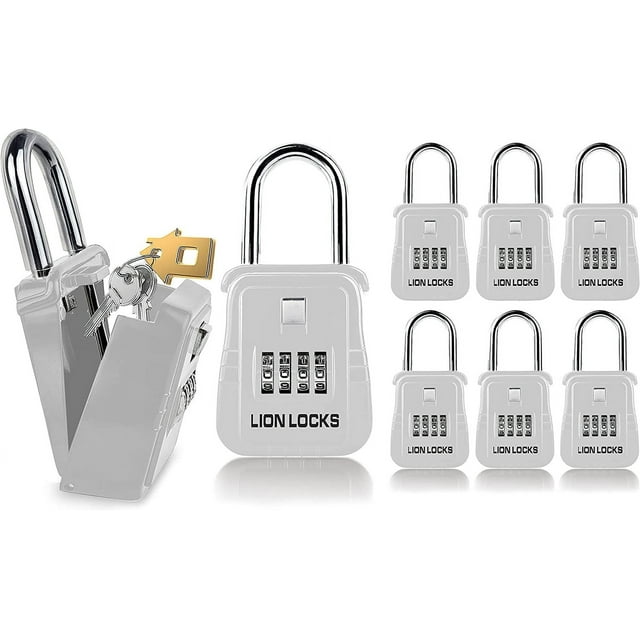 Lion Locks 1500 Key Storage Realtor Lock Box with Set-Your-Own ...