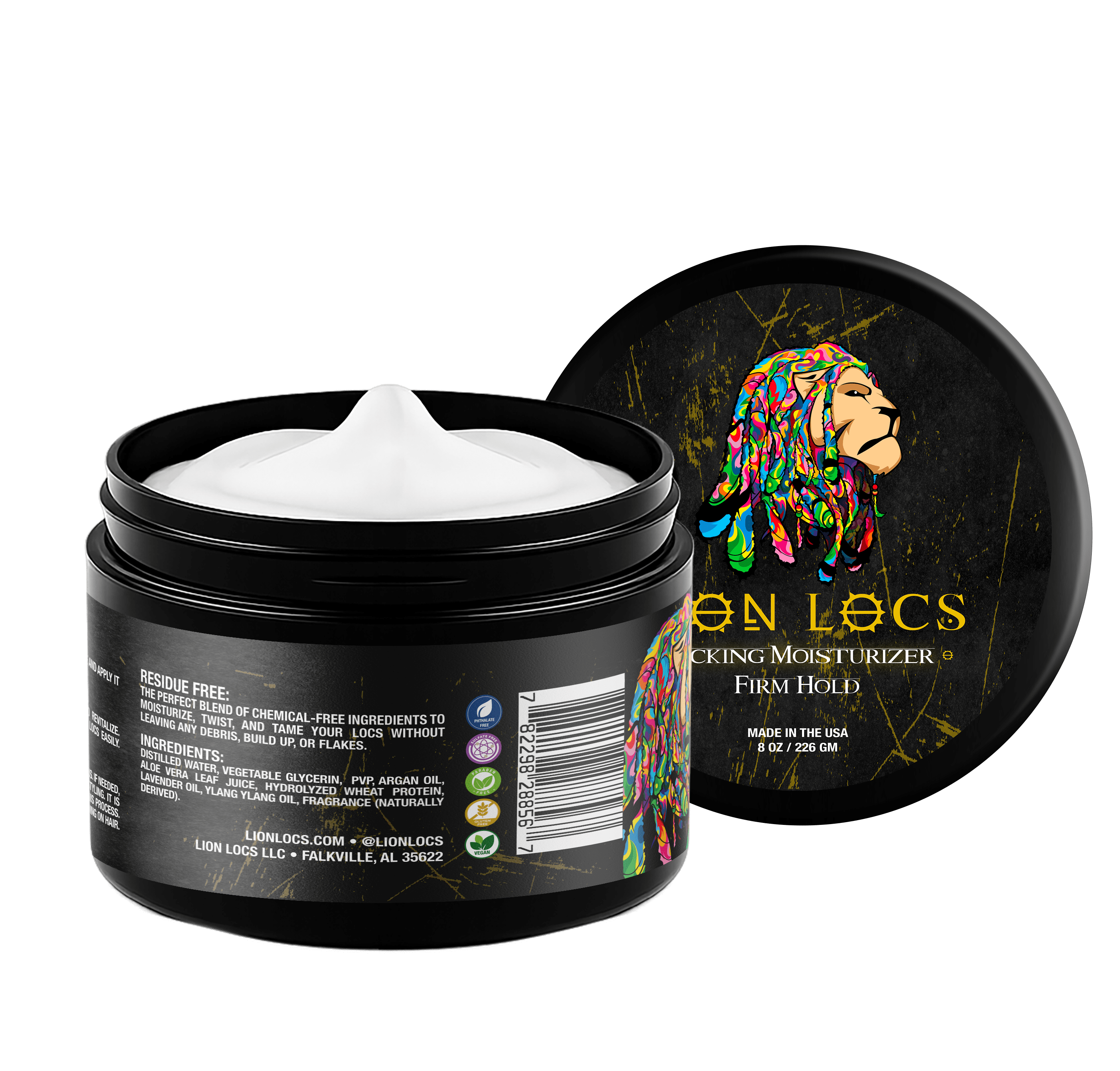 Lion Locs Vegan Dreadlocks Twist Cream & Moisturizer Gel - Walmart.com