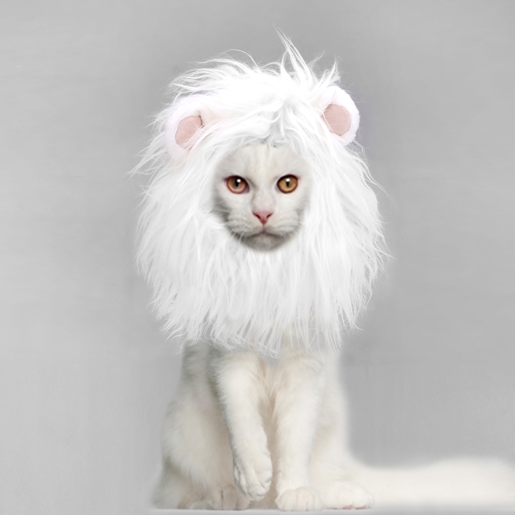 Walmart Lion Mane Wig for Cats, Funny Pet Halloween & Christmas ...