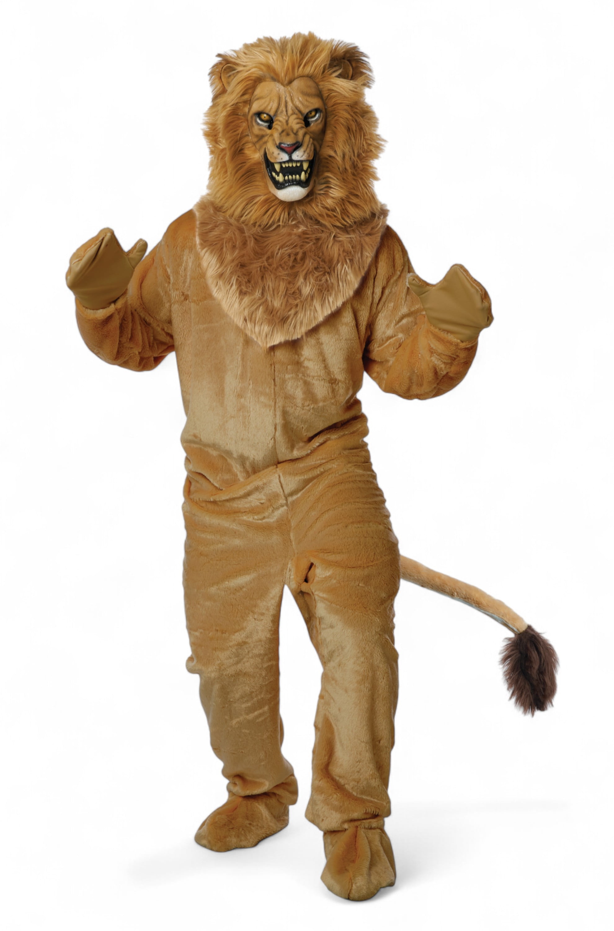 California Costumes Lion Jumpsuit with Mask Adult Costume | Small ...