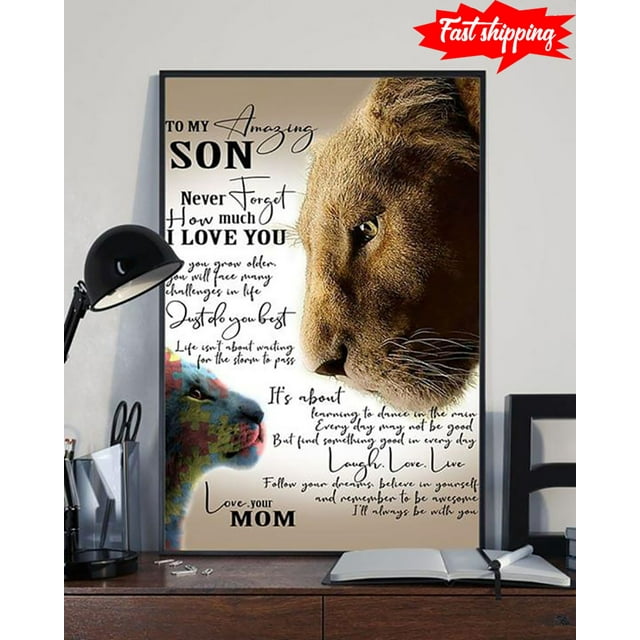 Lion Mom & Autism Son To My Amazing Son Never Forget How Much I Love ... Lion Mom & Autism Son To My Amazing Son Never Forget How Much I Love ...