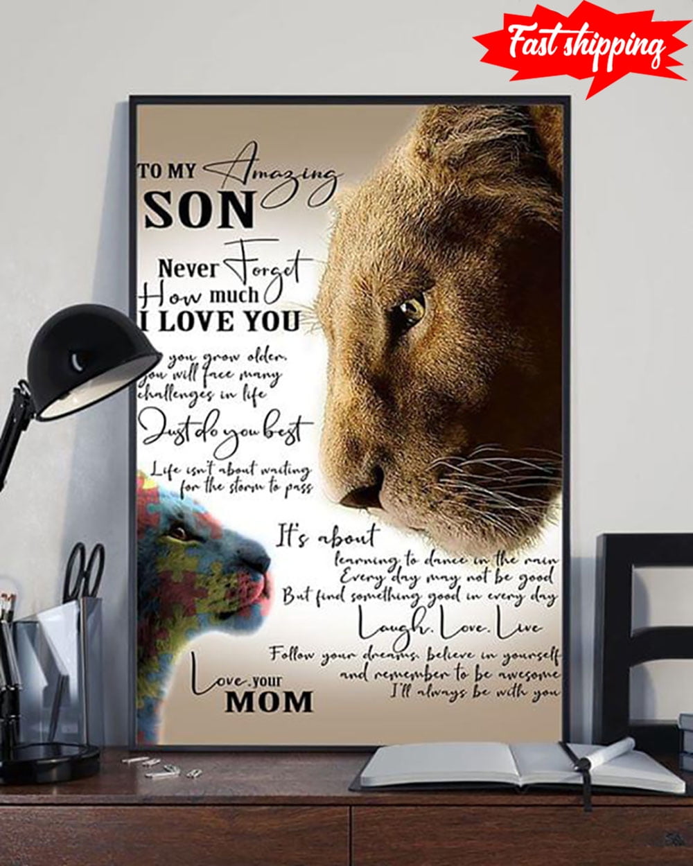 Lion Mom & Autism Son To My Amazing Son Never Forget How Much I Love ...