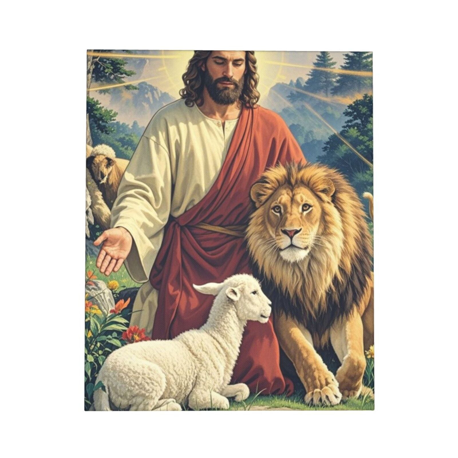 Lion Of Judah Home Wall Decor Canvas Wall Art Home Artwork Jesus Lion ...
