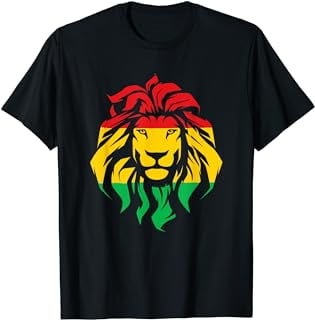 Lion Of Judah / Rasta Rastafari Roots Reggae Clothing T-Shirt - Walmart.com