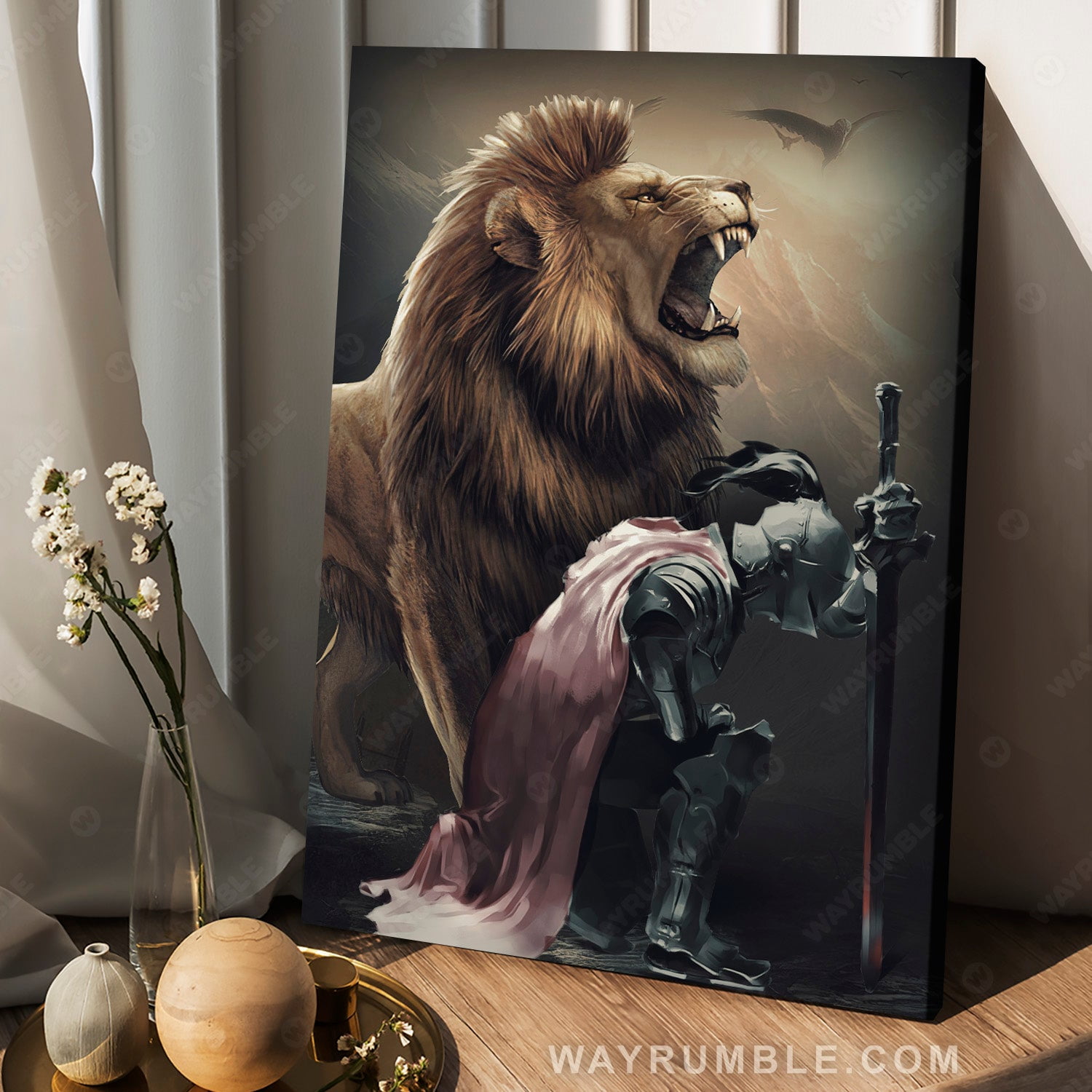 Lion Of Judah, The Knight Of God, Amazing Warrior - Jesus Portrait ...