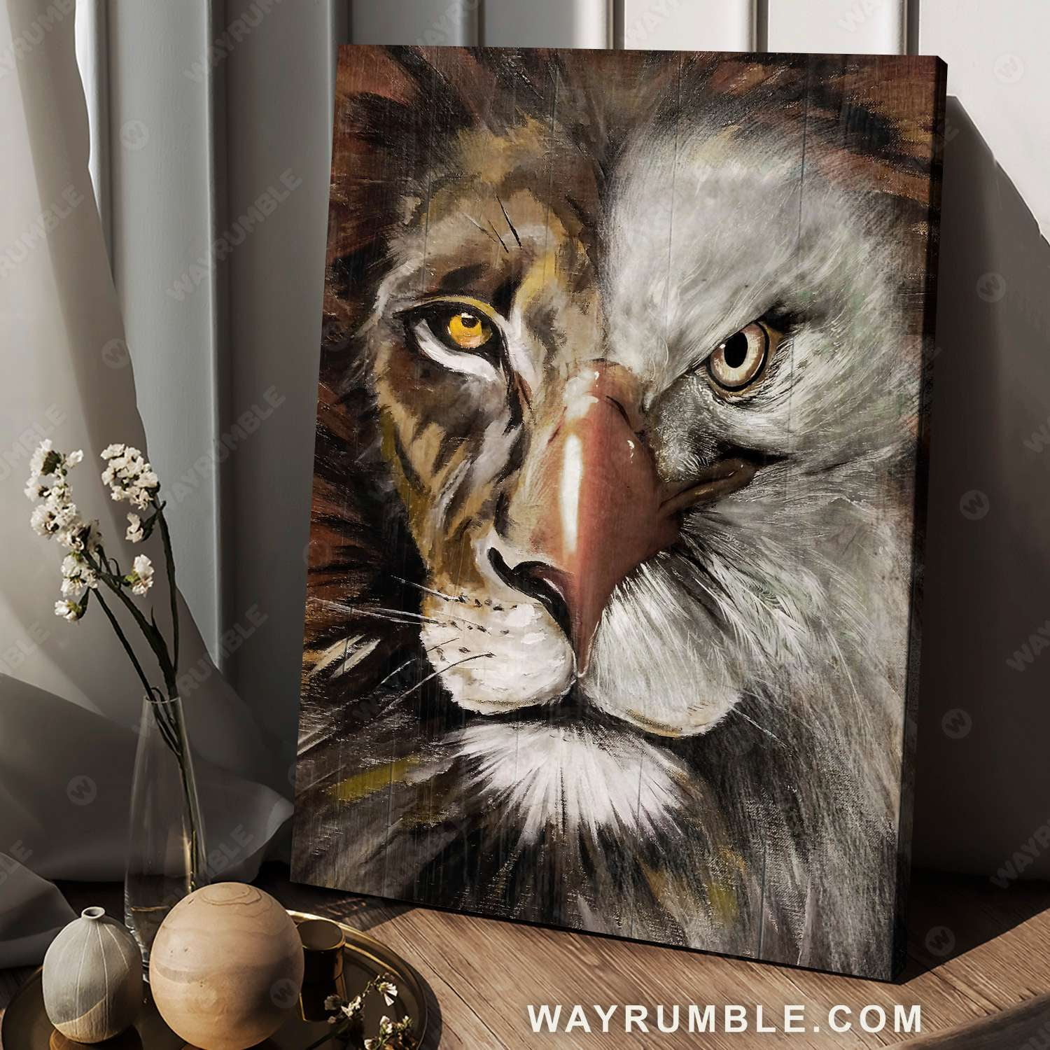 Lion Painting, Lion Of Judah, Bald Ea.Gle Painting, The Great ...