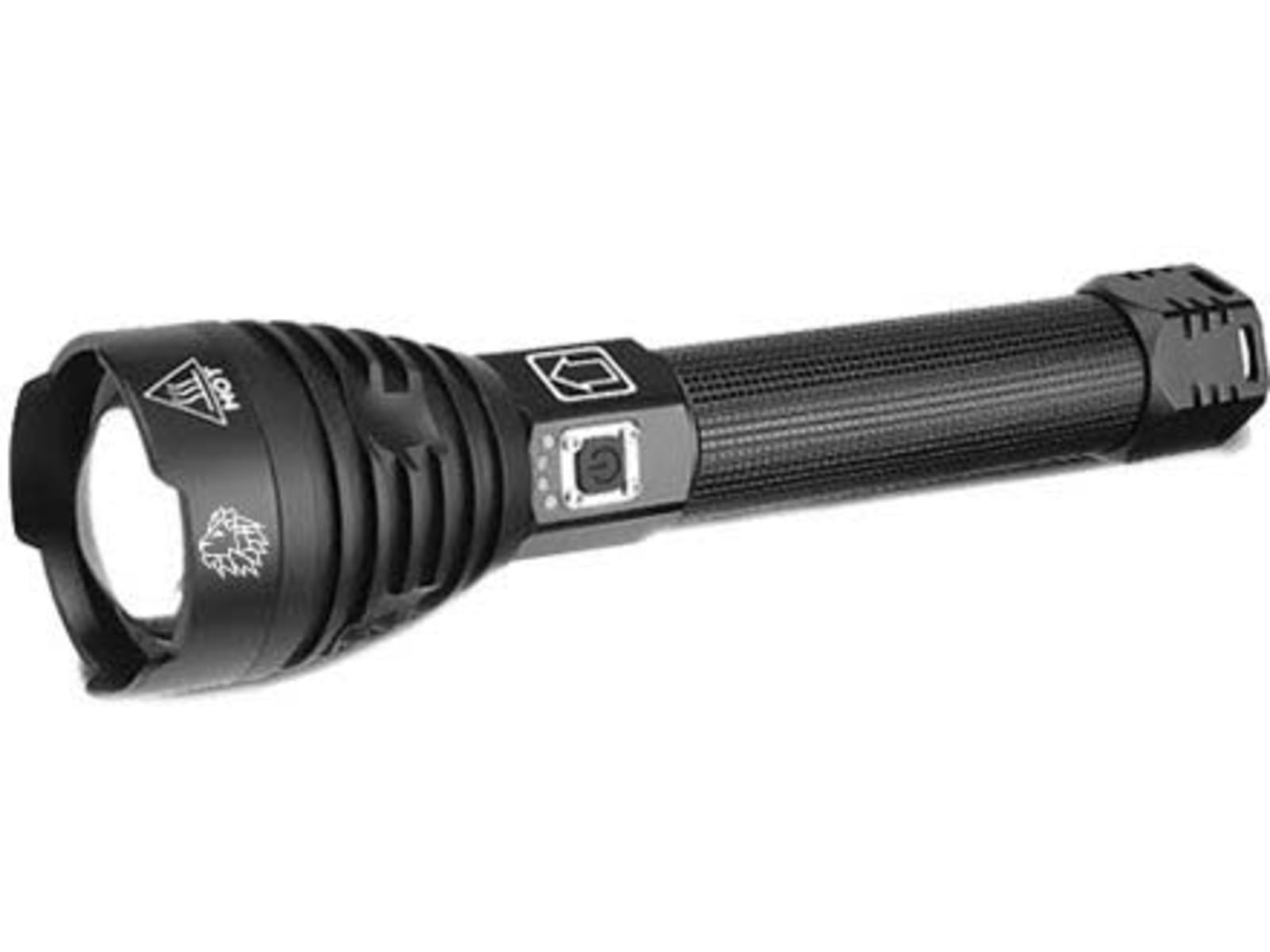 Lion Power Optics Super Bright Rechargeable 2500 Lumens LED Flashlight ...