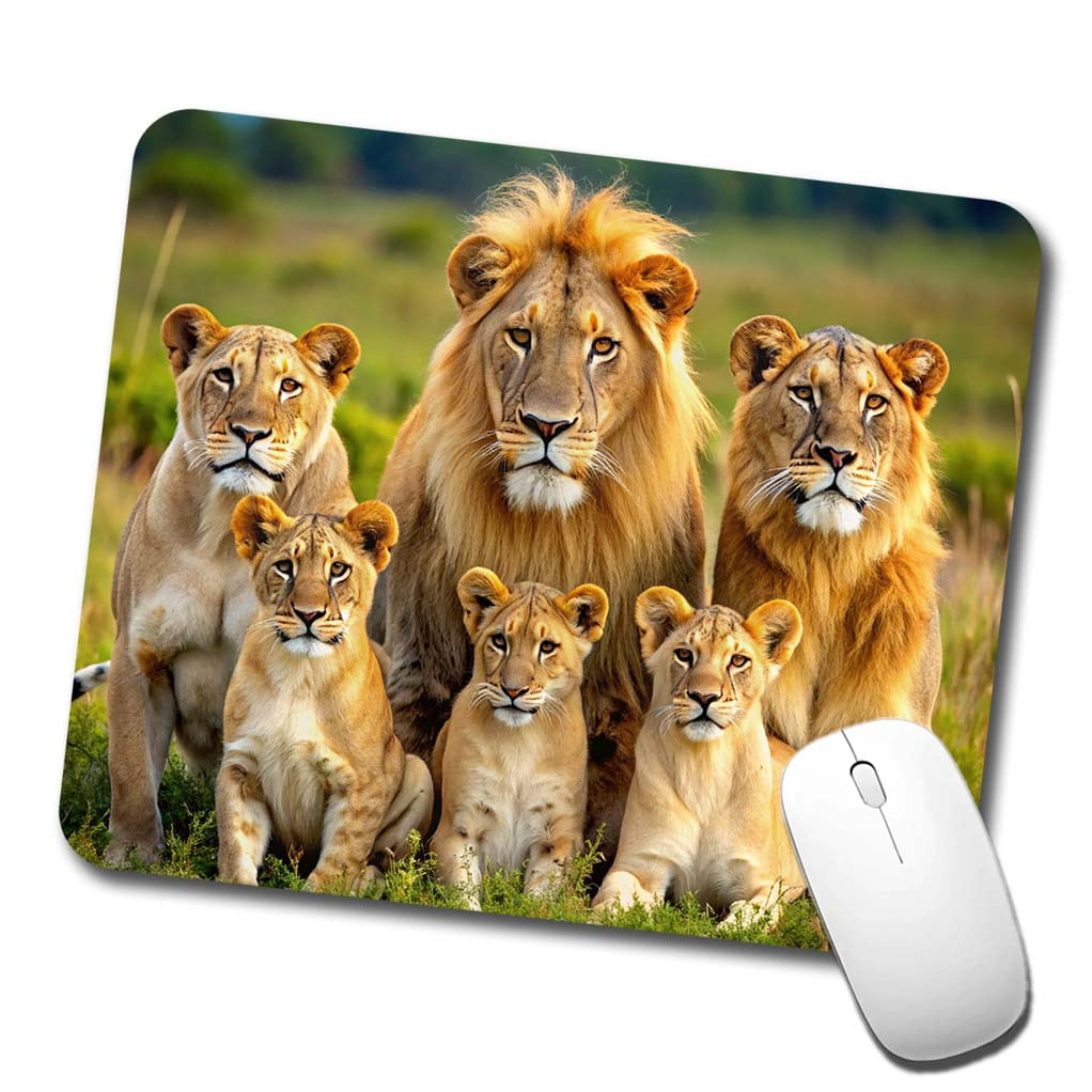 Lion Pride Family Mouse Pad Low Profile Gaming Mat - Walmart.com
