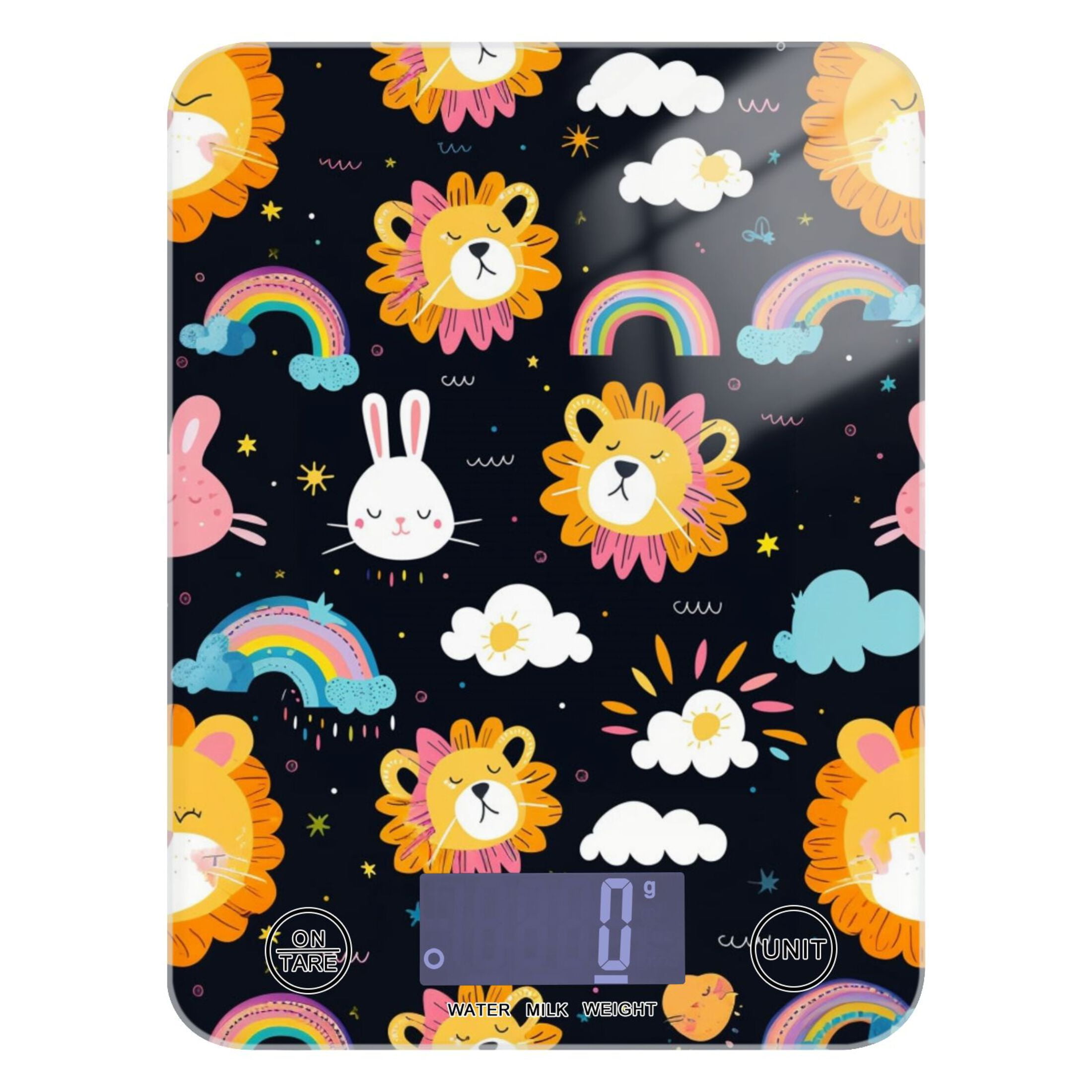 Lion Rabbit Faces Food Scale Multifunction Digital Kitchen Scale 11lb ...