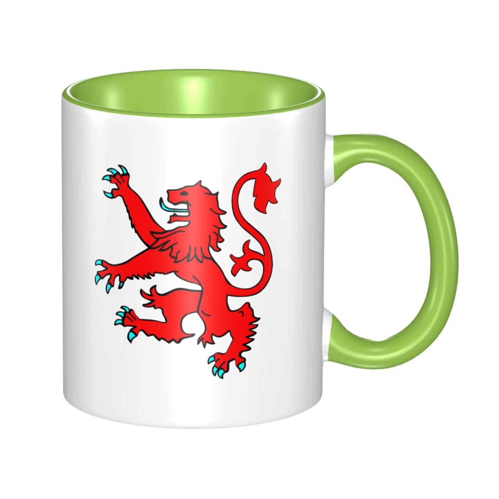 Lion Rampant Scottish Flag Ceramic Coffee Mug Classic Drinking Cups ...