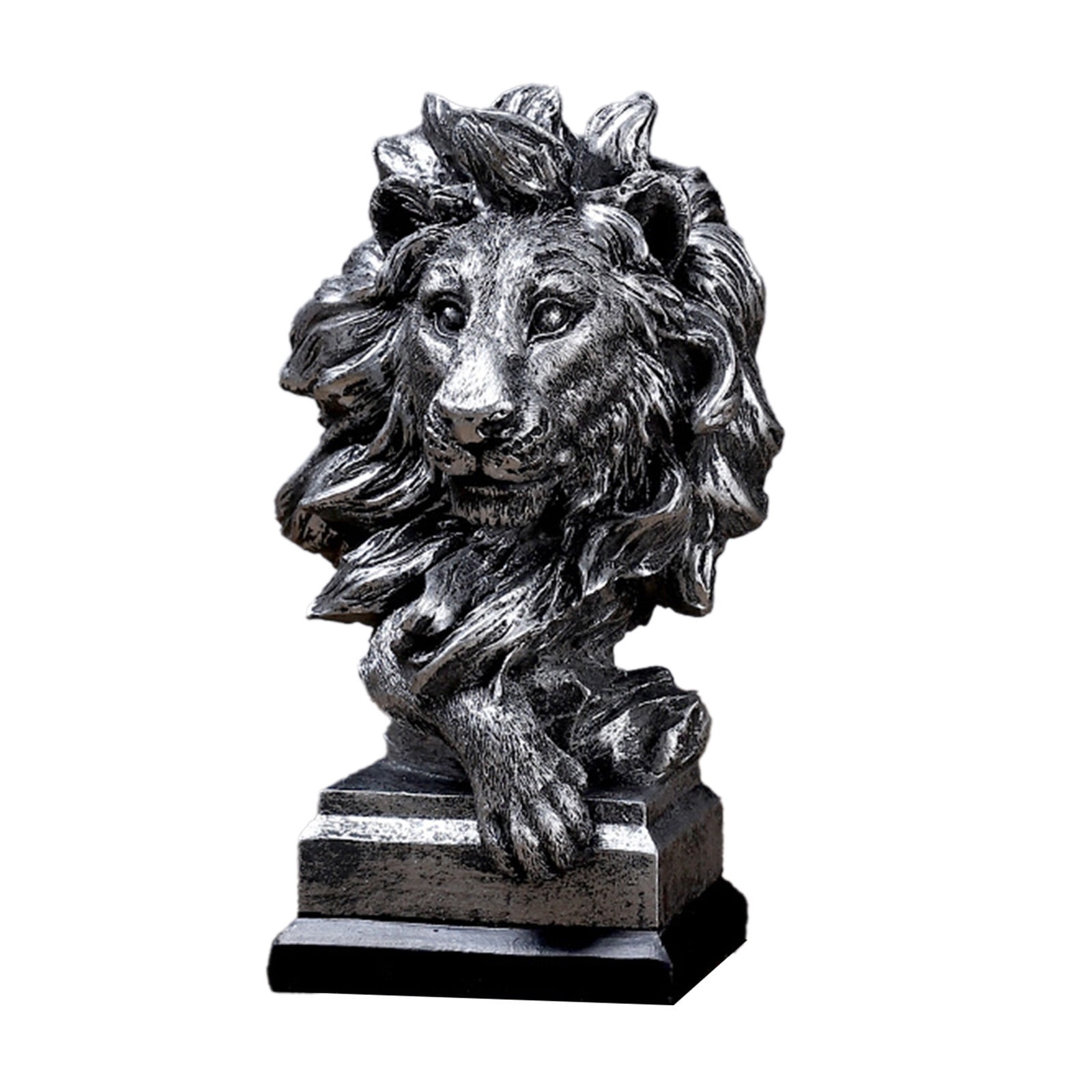Lion Resin Statue for Home Décor Farm House Living Room Porch ...
