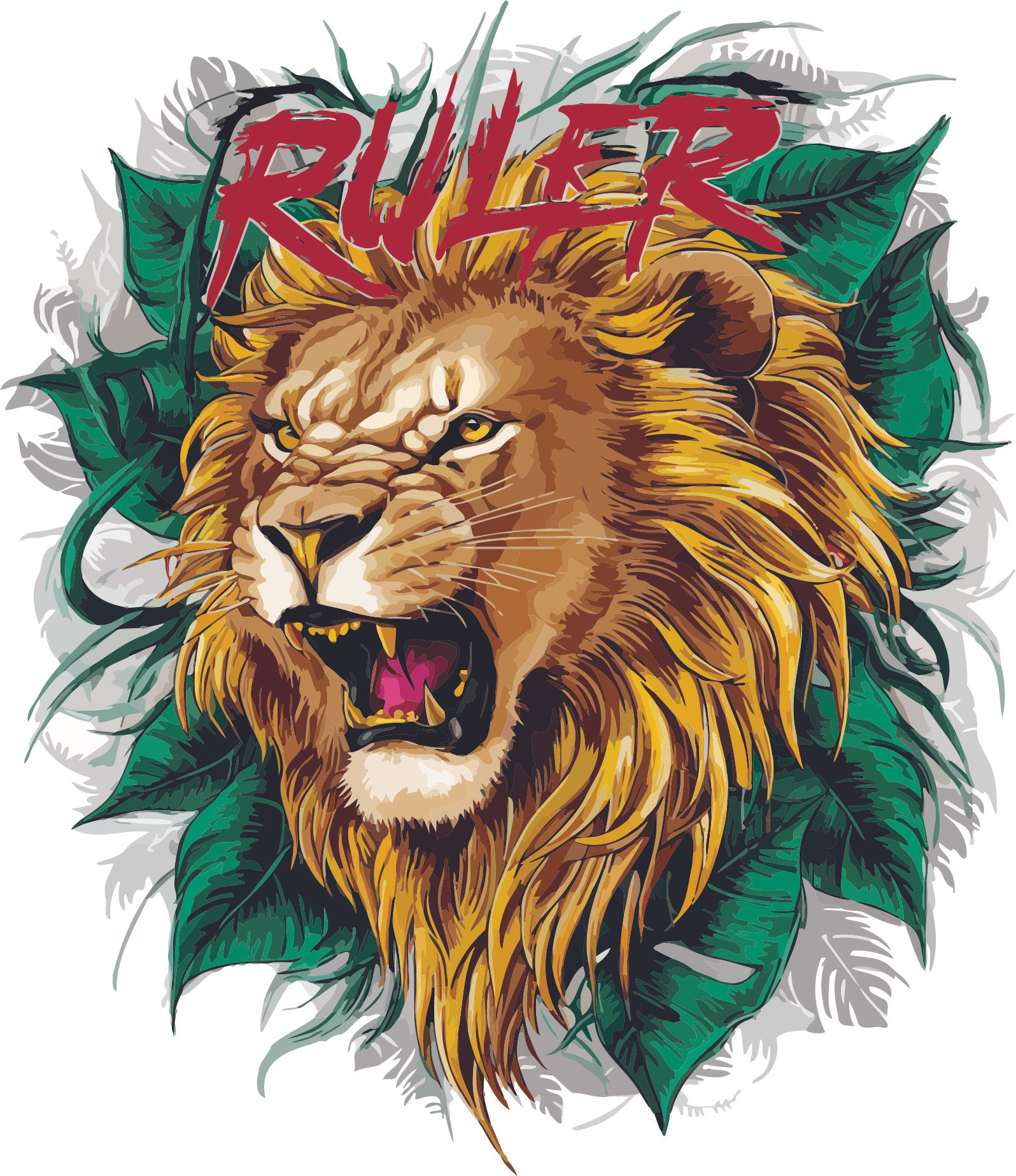 Lion Ruler Lions King Animal Jungle Wild Adventure Fun Colorful Animals ...