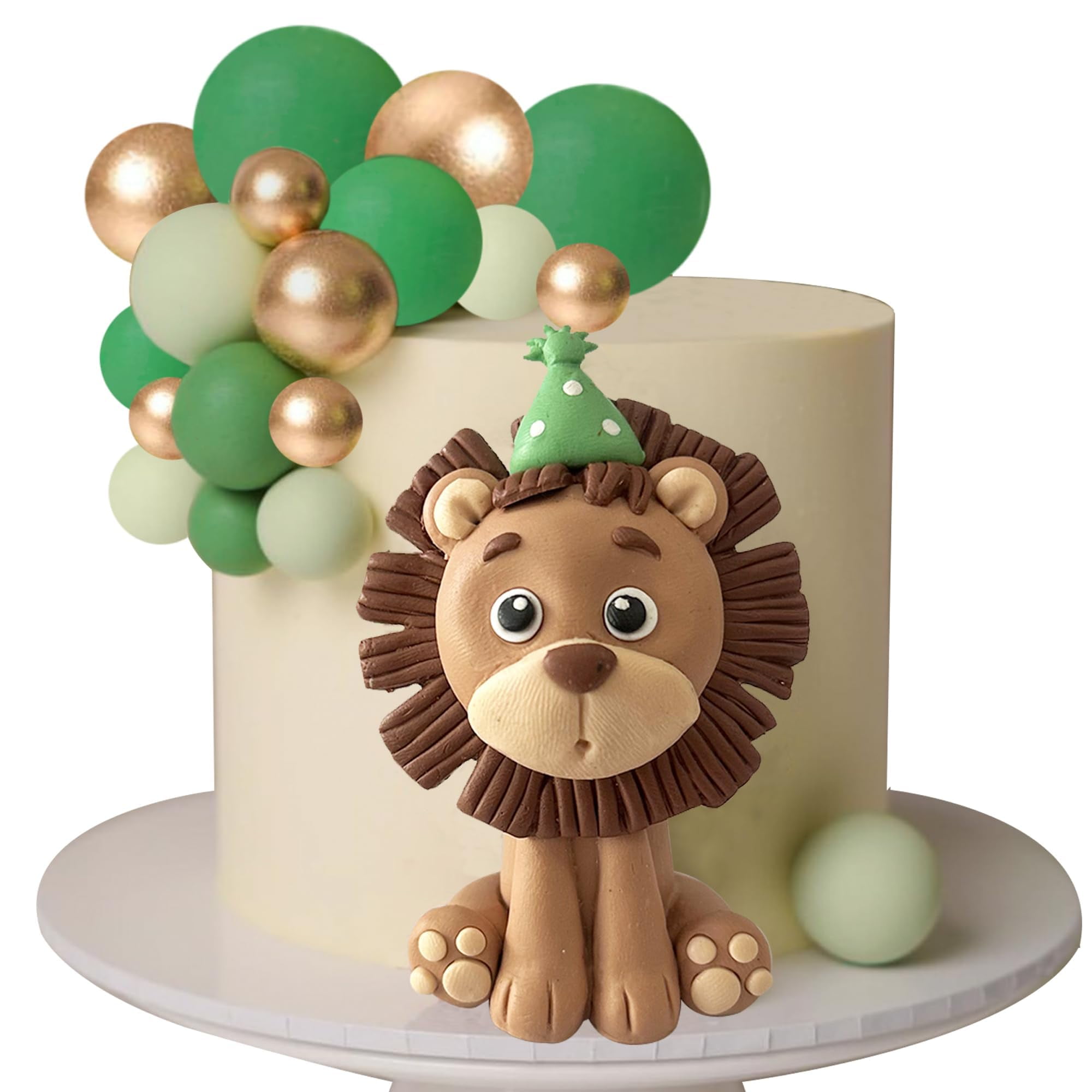 Lion Safari Jungle Animal Cake Toppers for MDH1Baby Shower Wild Themed ...