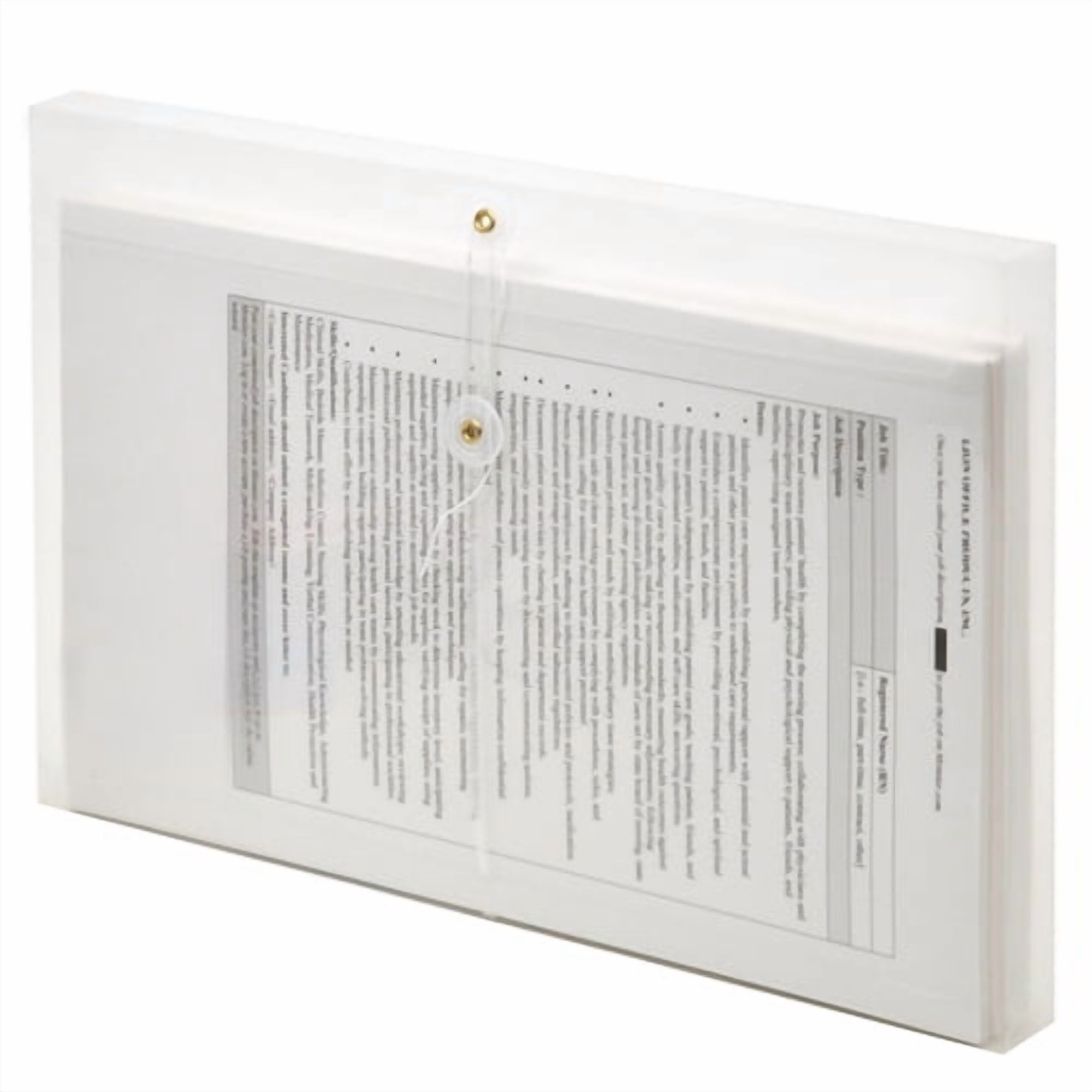 (Price/pack)LION 32050 STRING-A-LONG Clear Poly Envelopes - Walmart.com