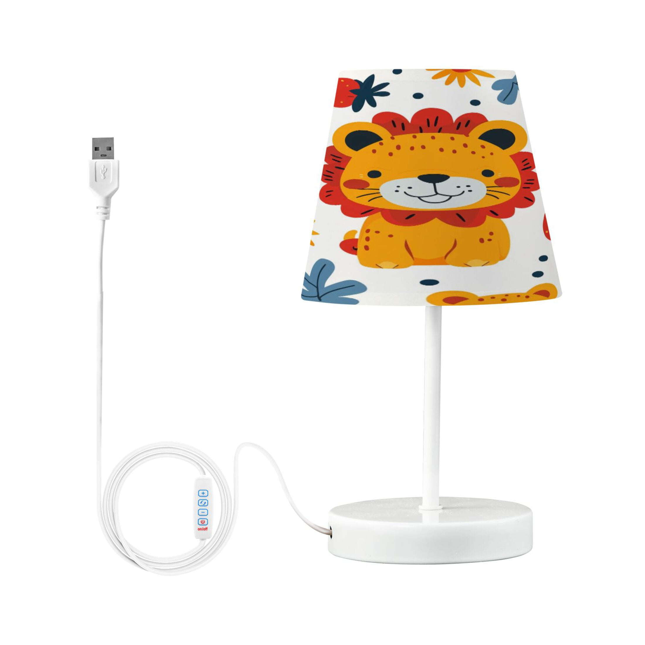Lion Sun Strawberry Desk Lamp LED Table Nightstand Lamps with 3 Color ...