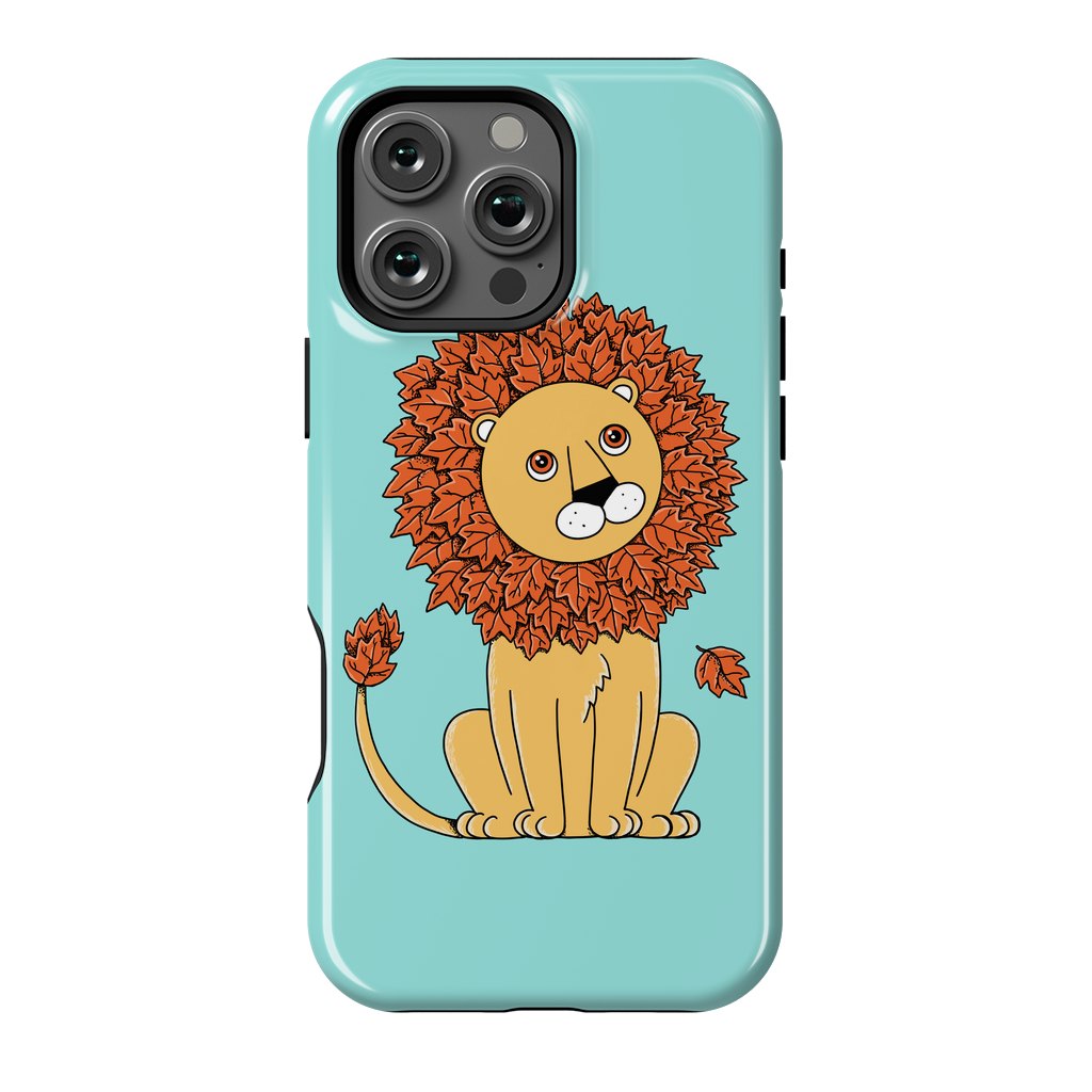 Lion Themed Wildlife Art One Tough Case for iPhone 11 to 17 Series ...