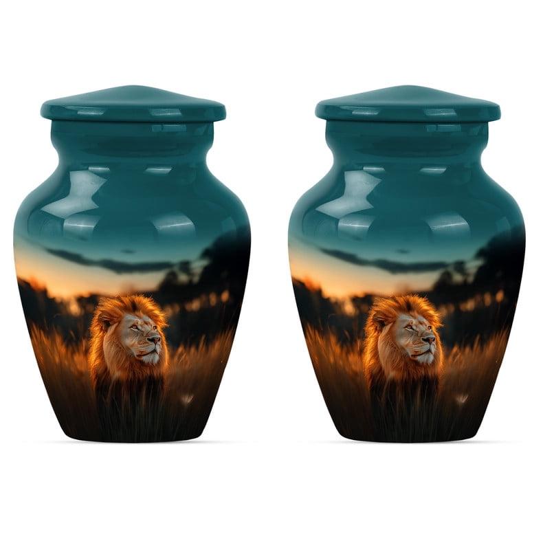 Lion Urn, Mini Cremation Urns, Decorative Urns, Urns for Human Ashes ...