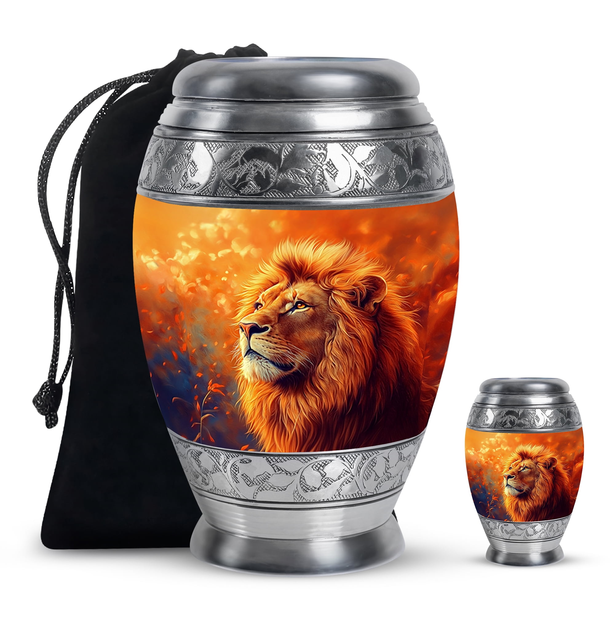Lion Urn, Urns for Ash, Urns for Human Ashes Adult Female, Large Urns ...
