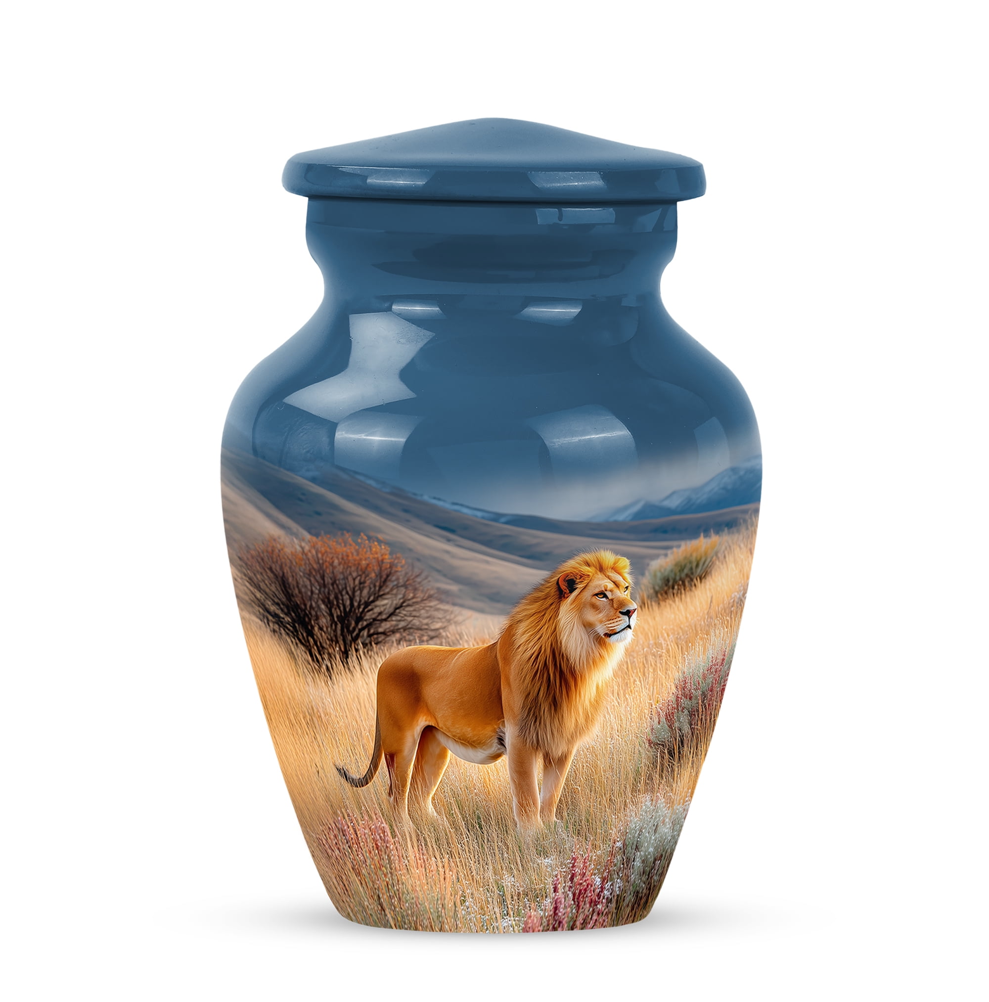 Lion Urns for Human Ashes, Lion Theme Large/Mini Keepsake Cremation Urn ...