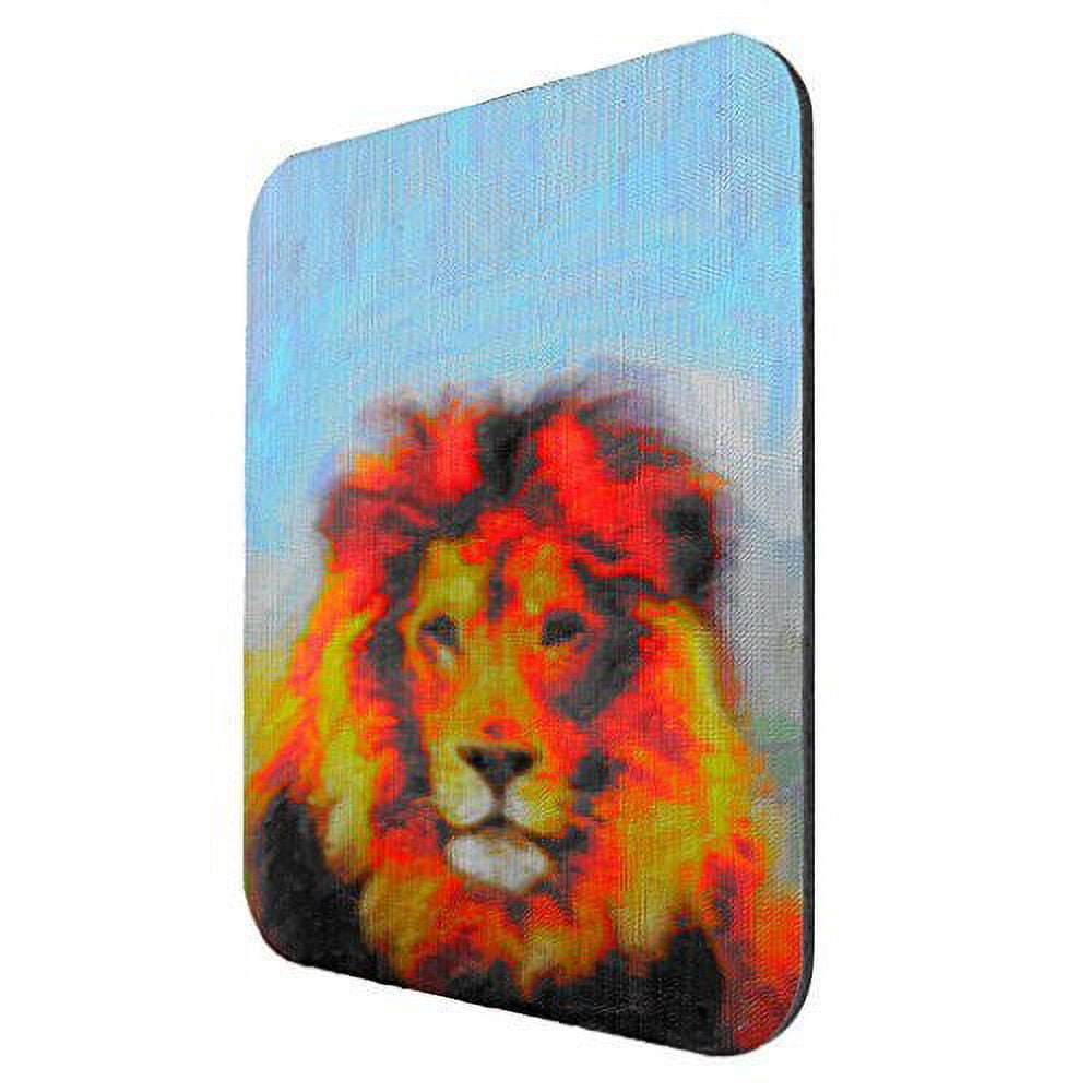 Lion Watercolor Painting Mouse pads Gaming Mouse Pad 9.84x7.87 inches ...
