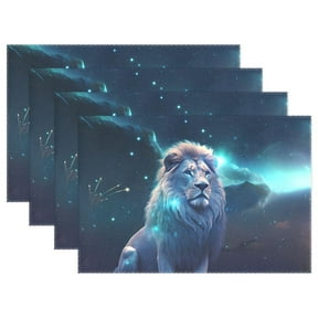 Leaves Hearts Gnomes 12×18 inch Placemats Heat Resistant Washable ...