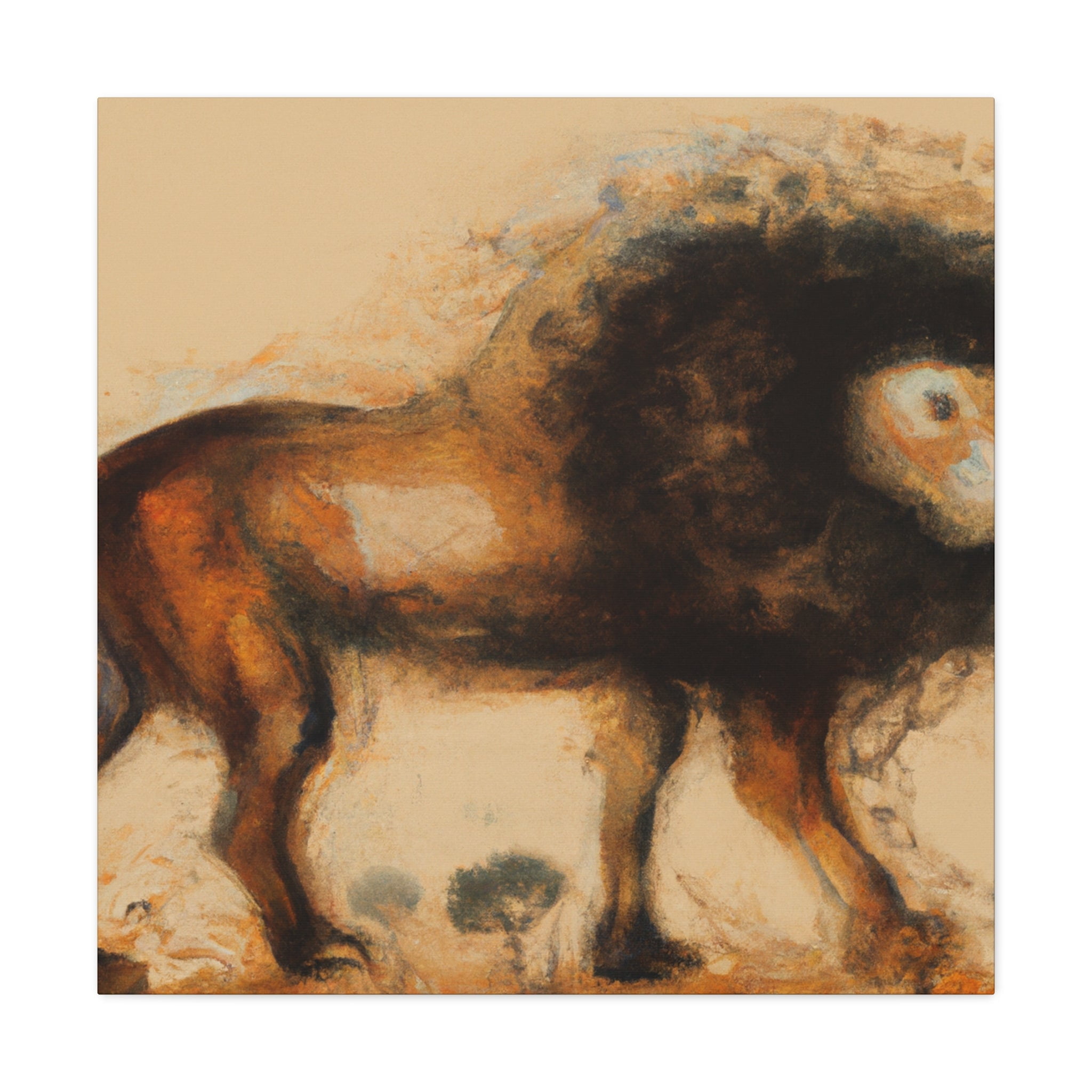 Lion of Expressionism - Canvas - Walmart.com