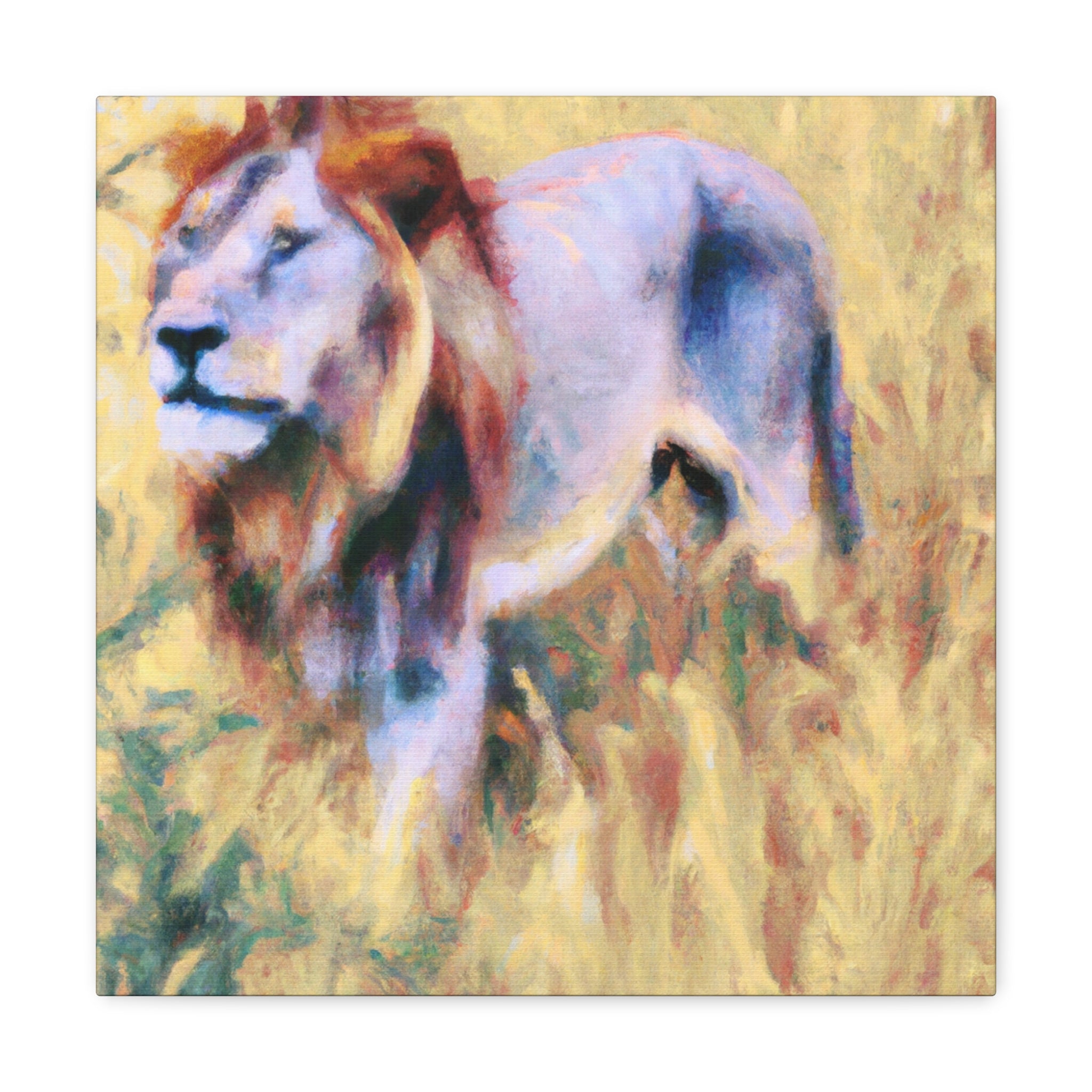 Lion of Impressionism - Canvas - Walmart.com