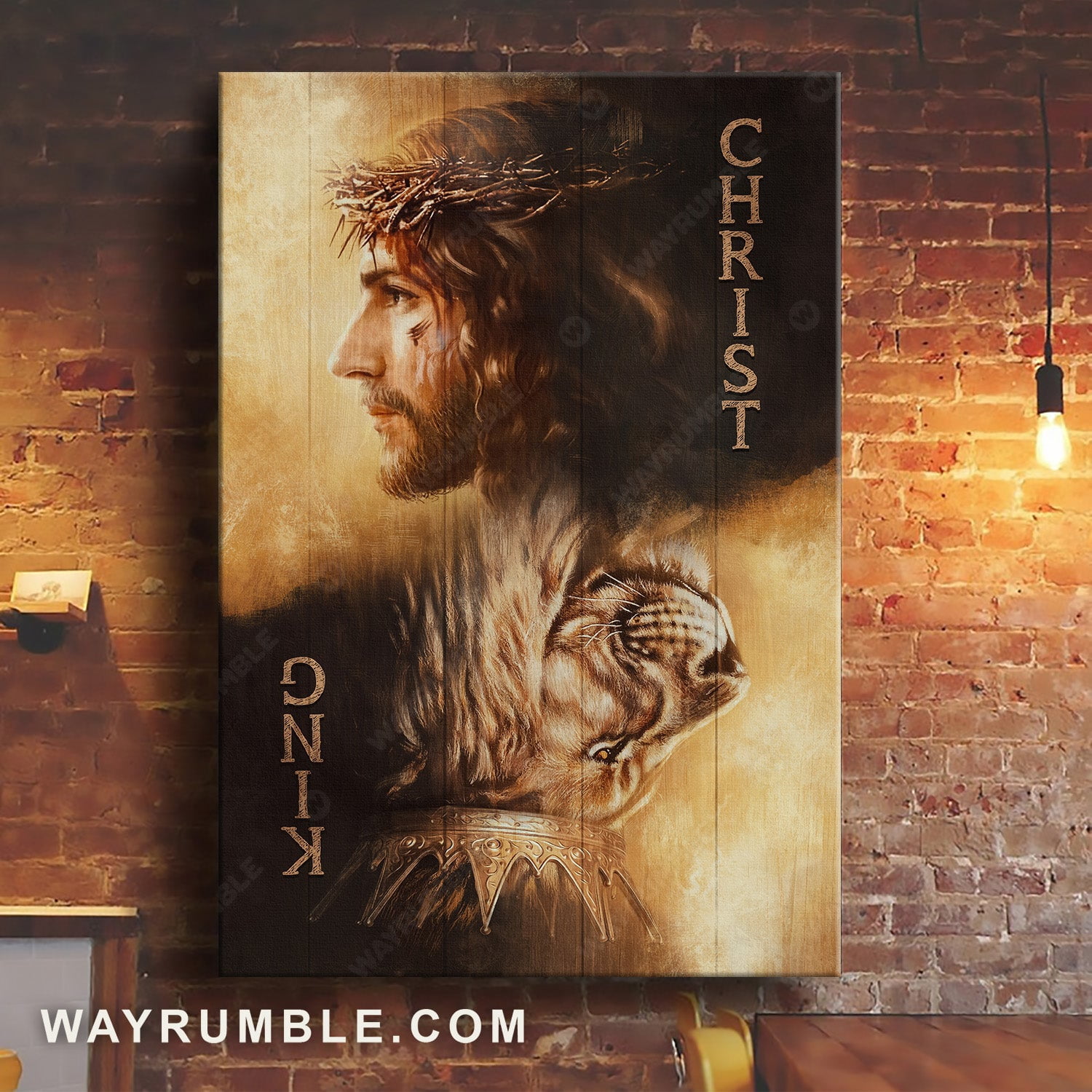Lion of Judah, Amazing golden crown, Jesus painting, Christ King ...