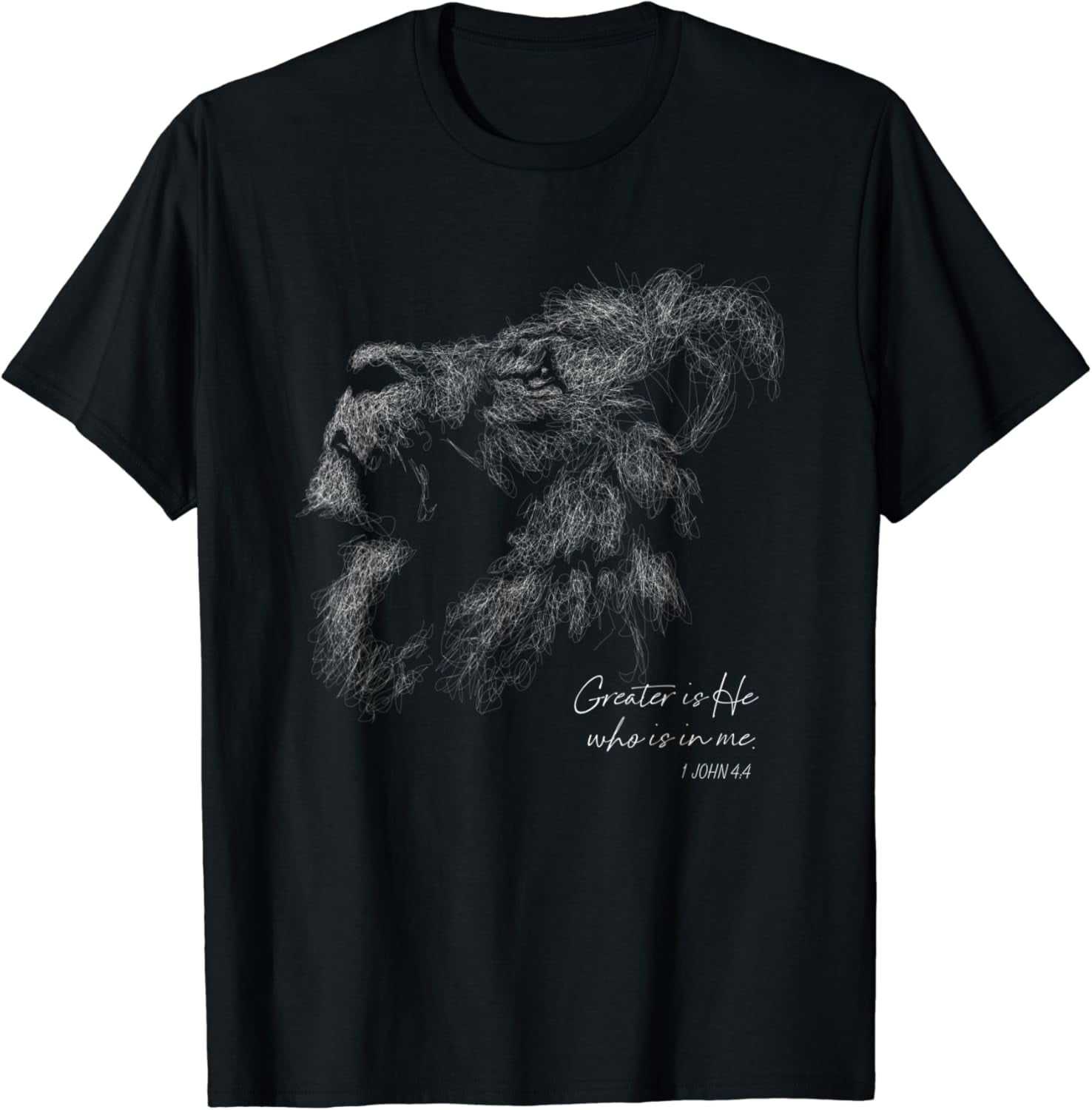 Lion of Judah Christian T-Shirt Christian Faith Apparel - Walmart.com
