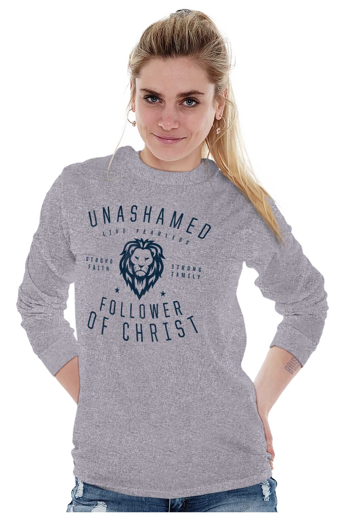 Lion of Judah Follower of Christ Long Sleeve TShirt Men Women Brisco ...