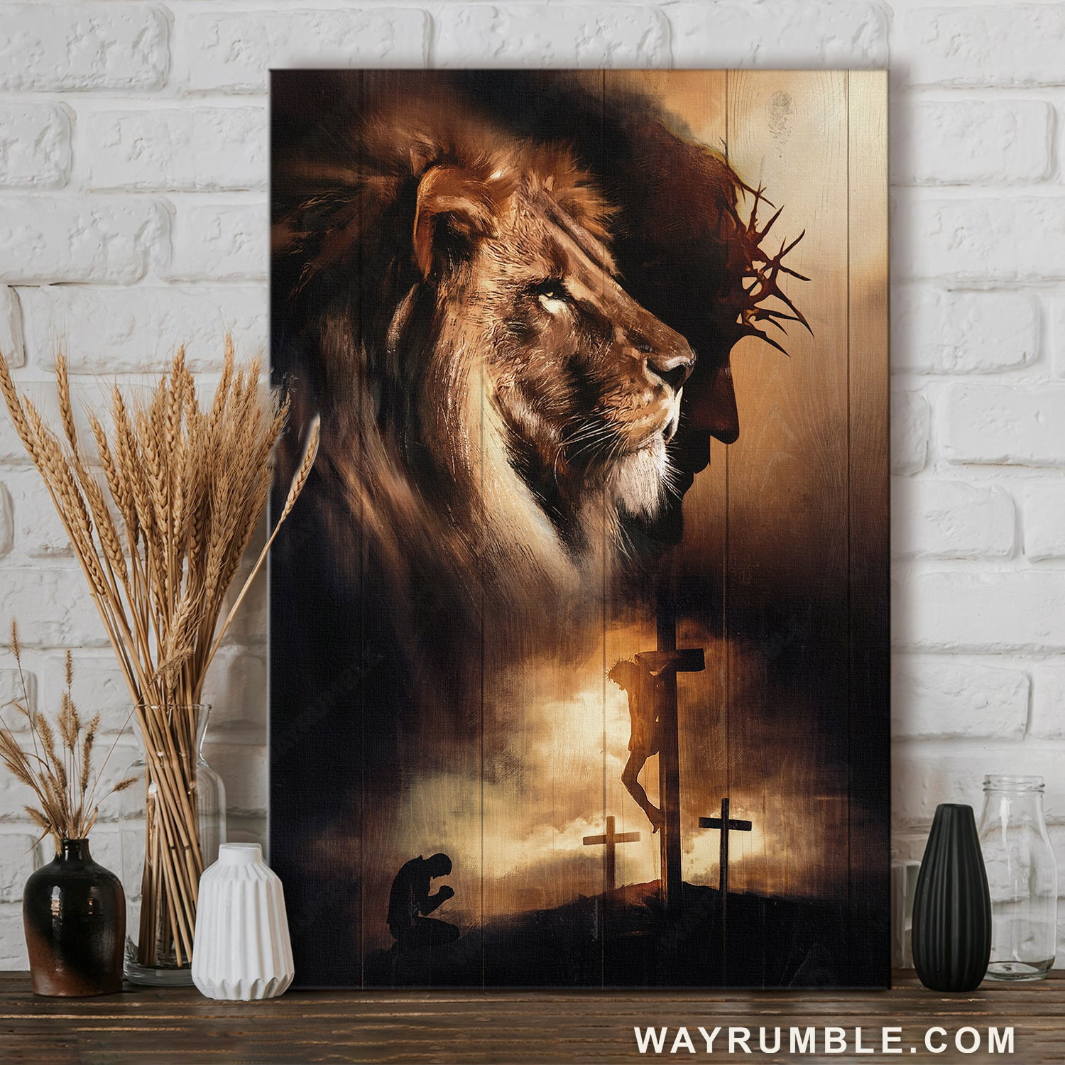 Lion of Judah, Jesus profile painting, Praying with Jesus - Jesus ...