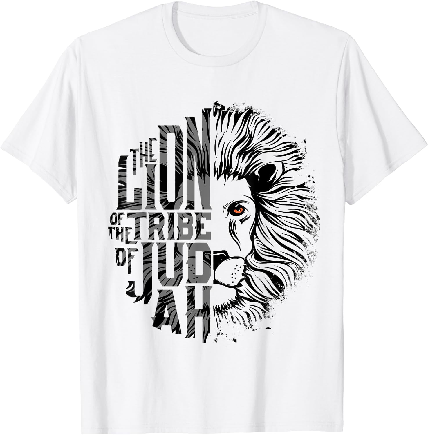 Lion of Tribe of Judah Religious Graphic Christian Worship T-Shirt ...