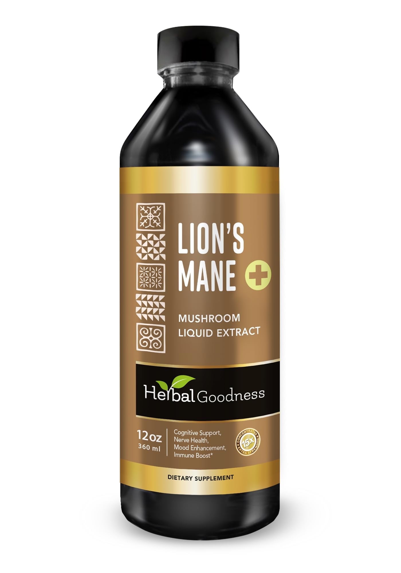 Lion’s Mane Mushroom Extract, Lions Mane Nootropic Focus Supplements, Supports Cognitive ...