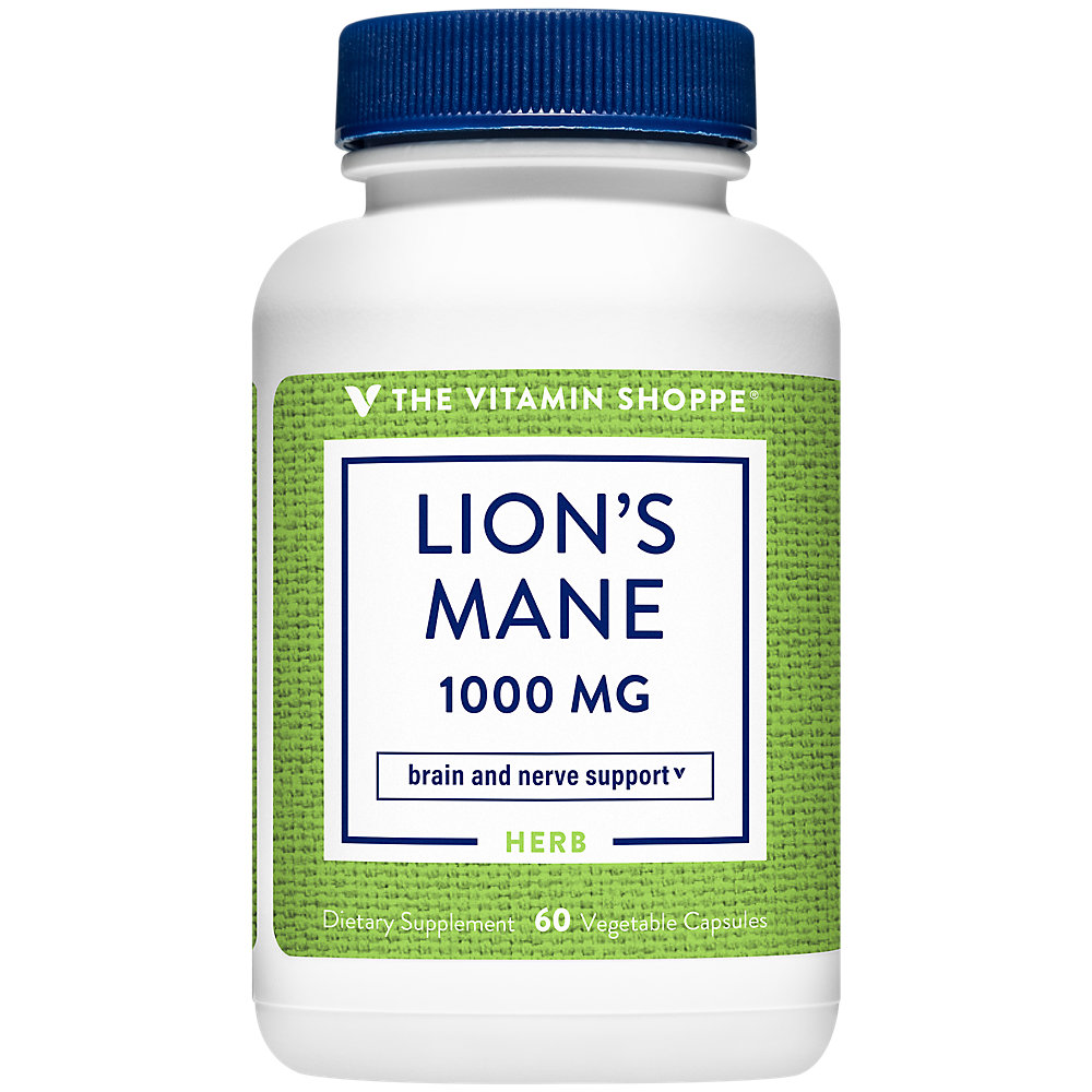 Lion's Mane - Nootropic Mushroom Formula for Brain & Nerve Support ...