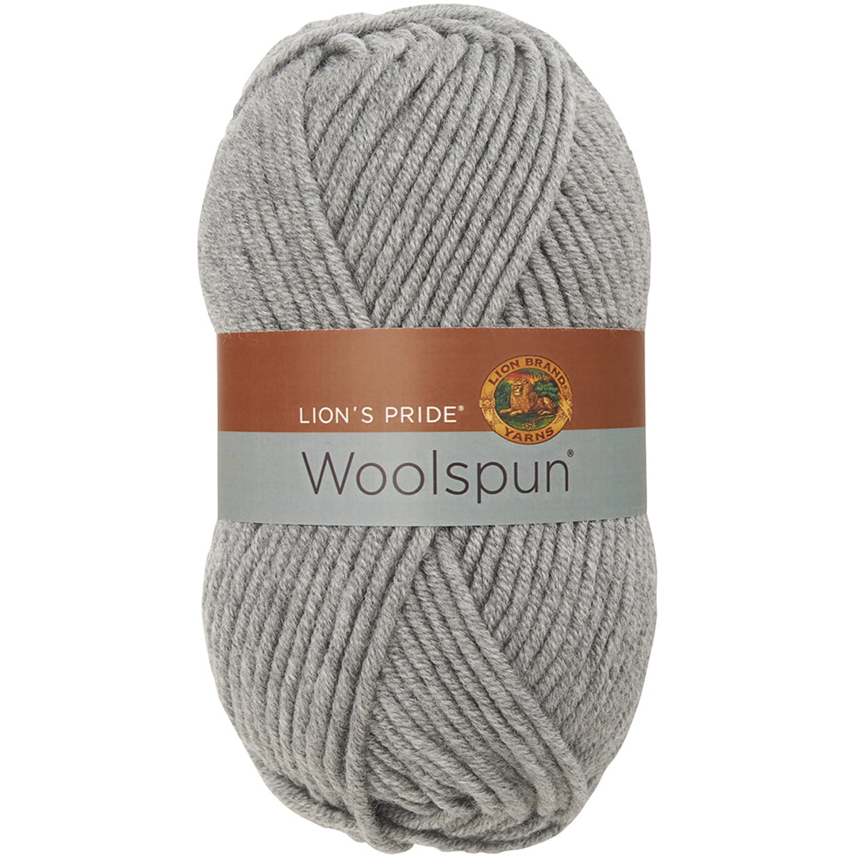 Lion's Pride Woolspun Yarn-Oxford Grey - Walmart.com