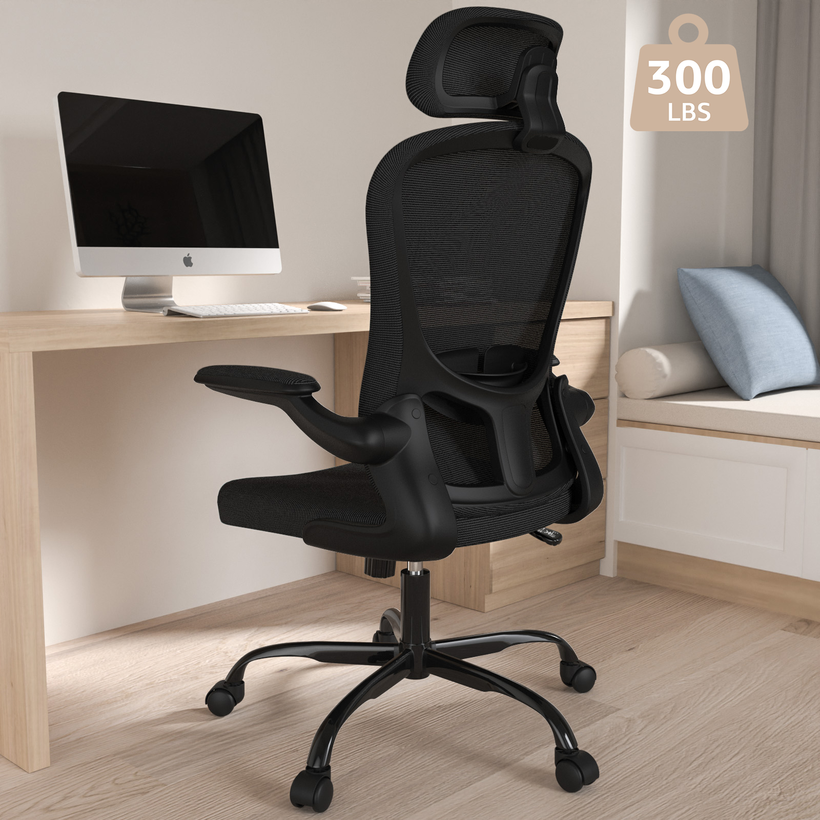 Safco Rêve Series Task Chair, Round Plastic Back, Polyester Seat, Black ...