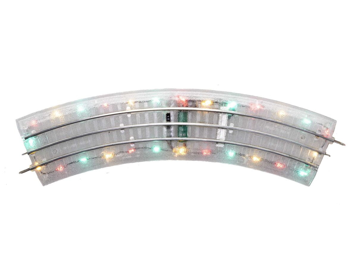 Lionel 2025020 Curved Lighted Fastrack, Multi-Colored Lights, Pack of 4 ...
