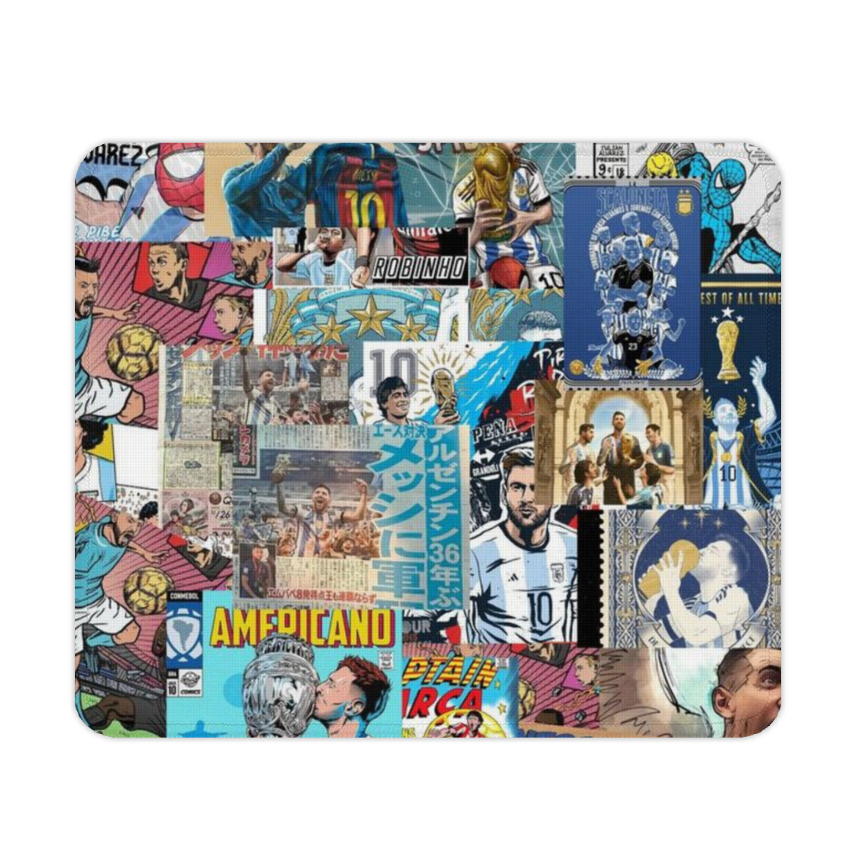 Lionel Andrés Messi12*10in Genshin Impact Comfortable Mouse Pad Gaming ...