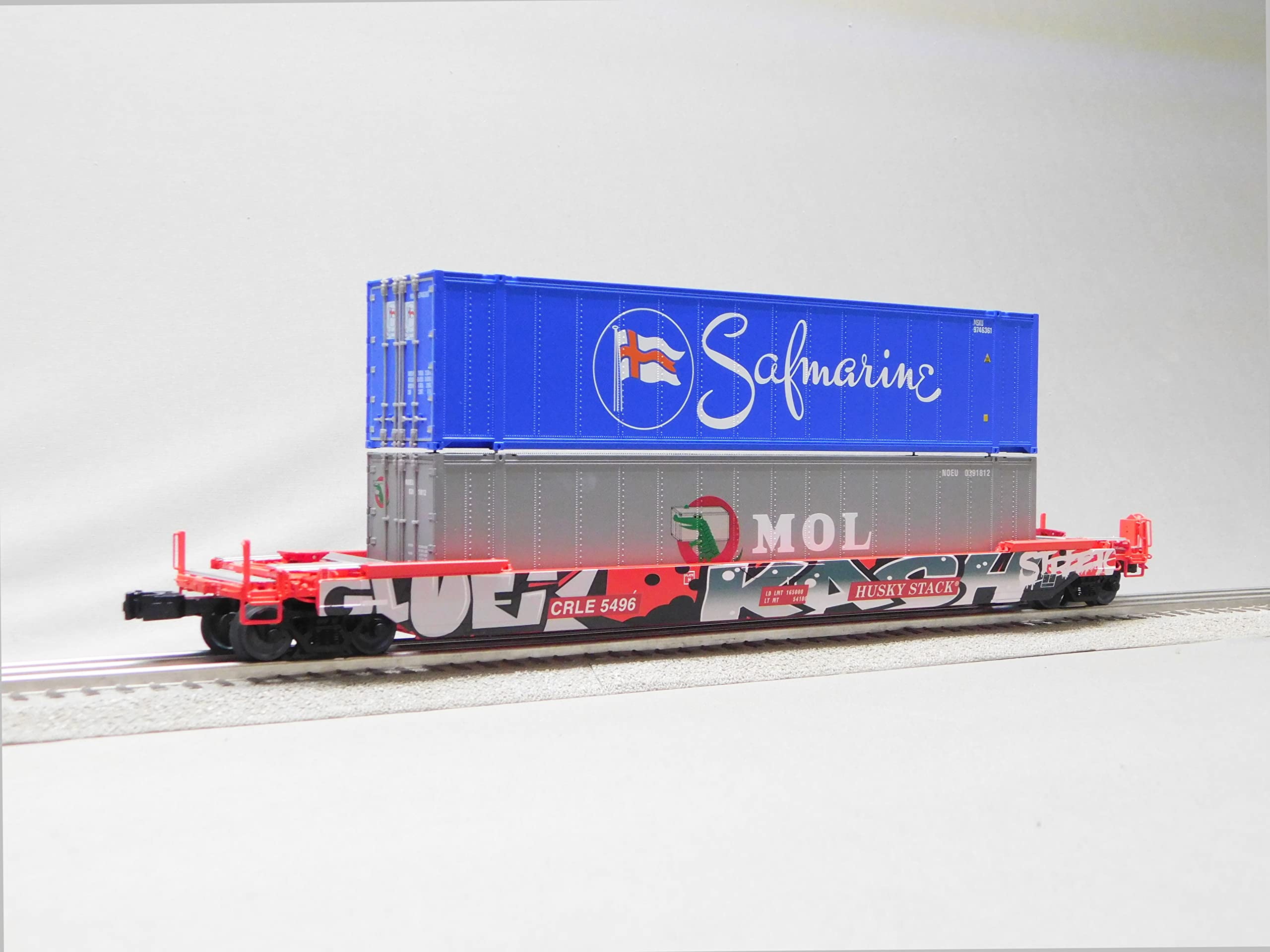 Lionel CRLE (COE Rail INC) Husky Stack #5496 with Graffiti O Gauge ...